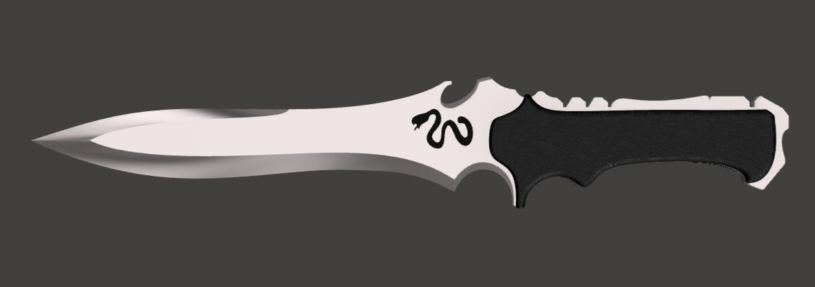 Resident Evil 4 Remake - Jack Krauser combat knife 3D model 3D ...