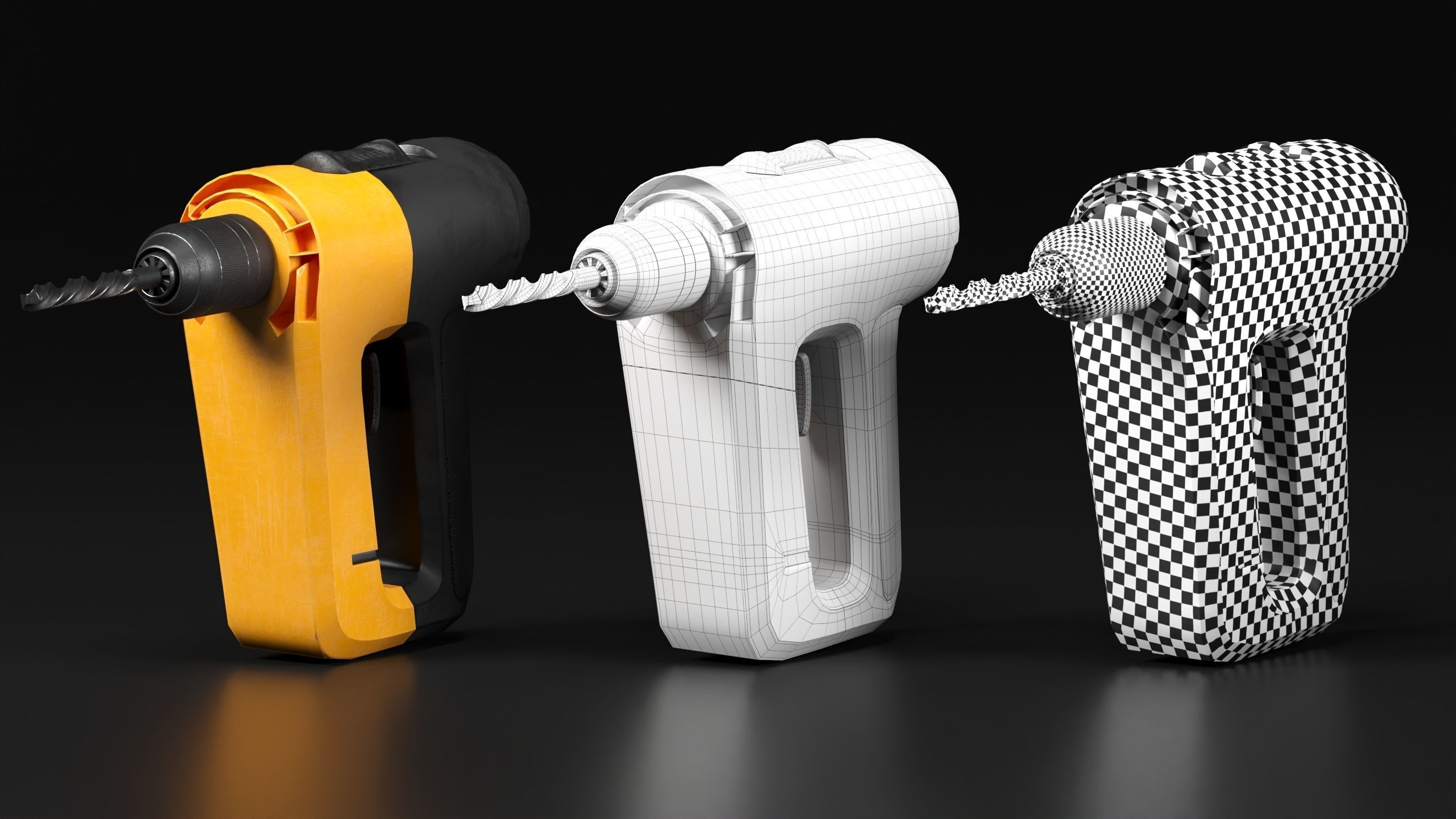 Power Drill 3D model | CGTrader