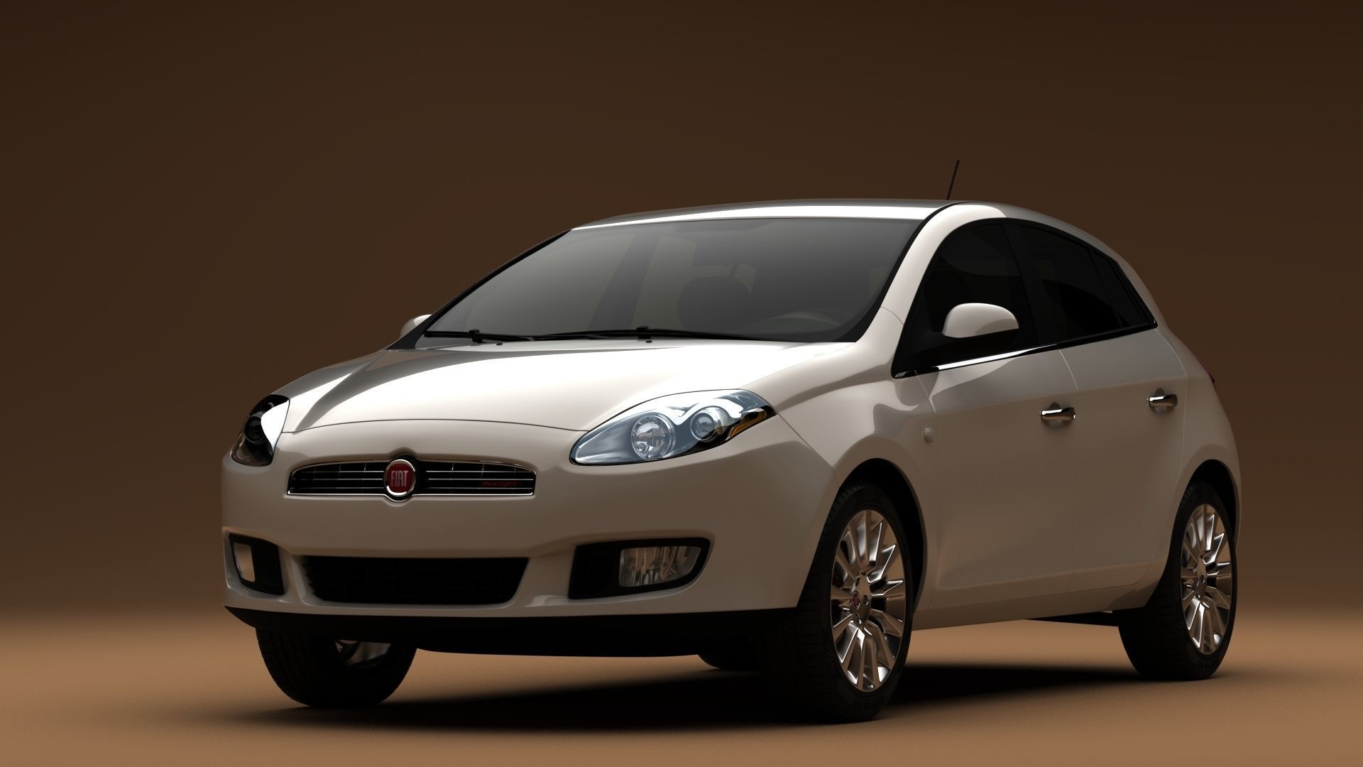 Fiat Bravo II - model 198 - realistic and fully proportional 3D model ...
