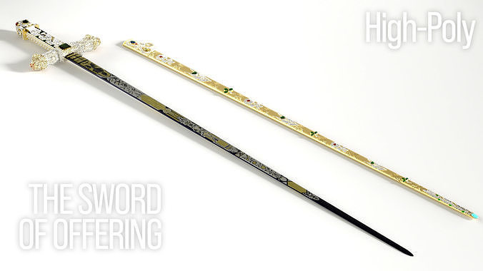 The Sword of Offering 3D model | CGTrader