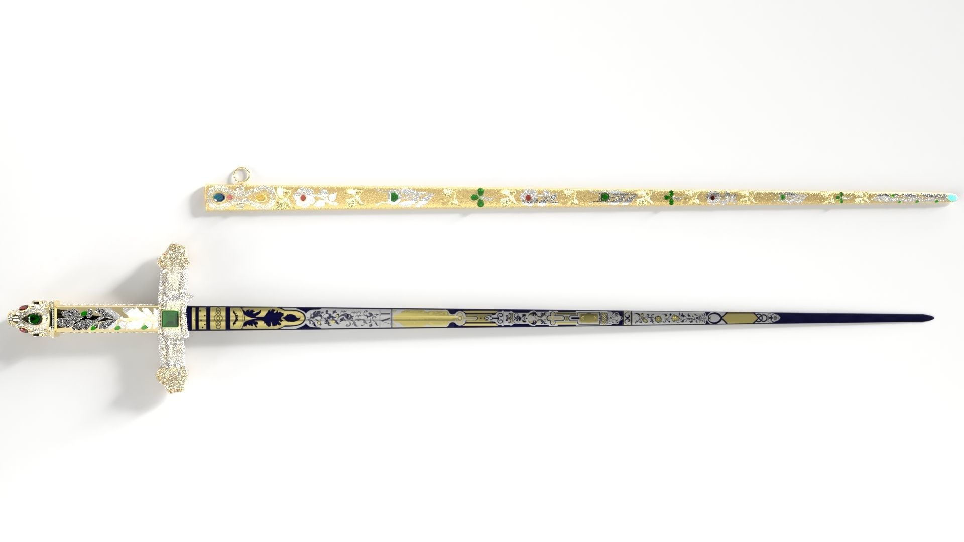 The Sword of Offering 3D model | CGTrader