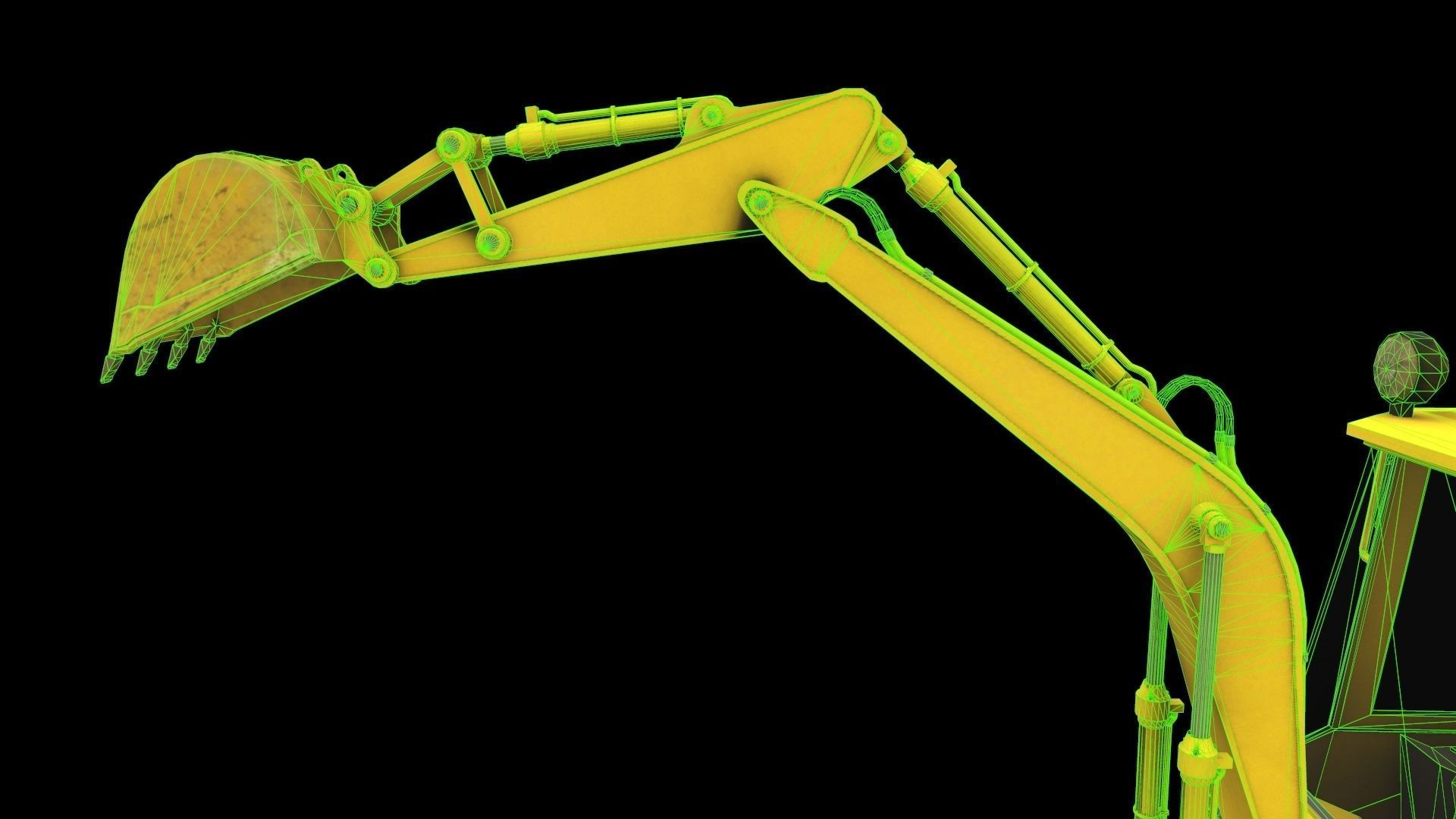 3D model Mini Excavator VR / AR / low-poly | CGTrader