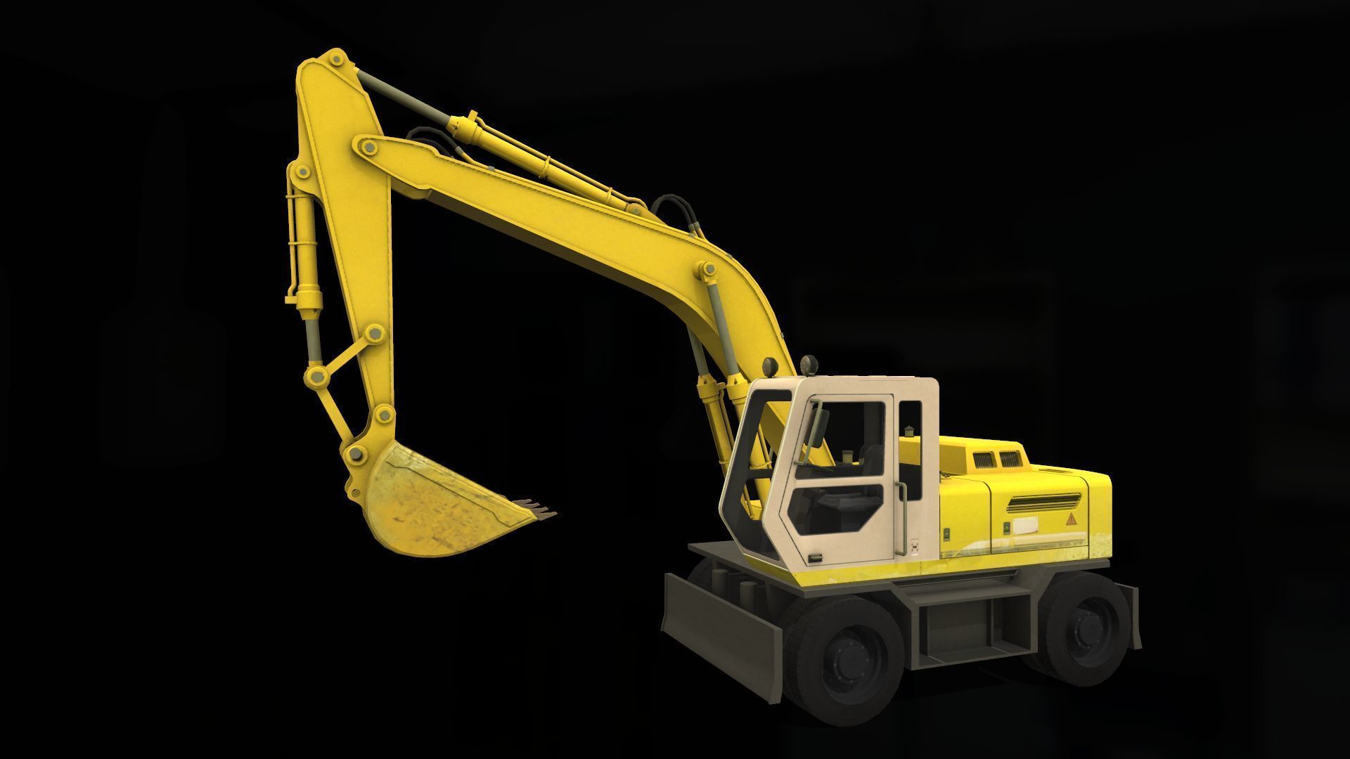 3D model Excavator JCB VR / AR / low-poly | CGTrader