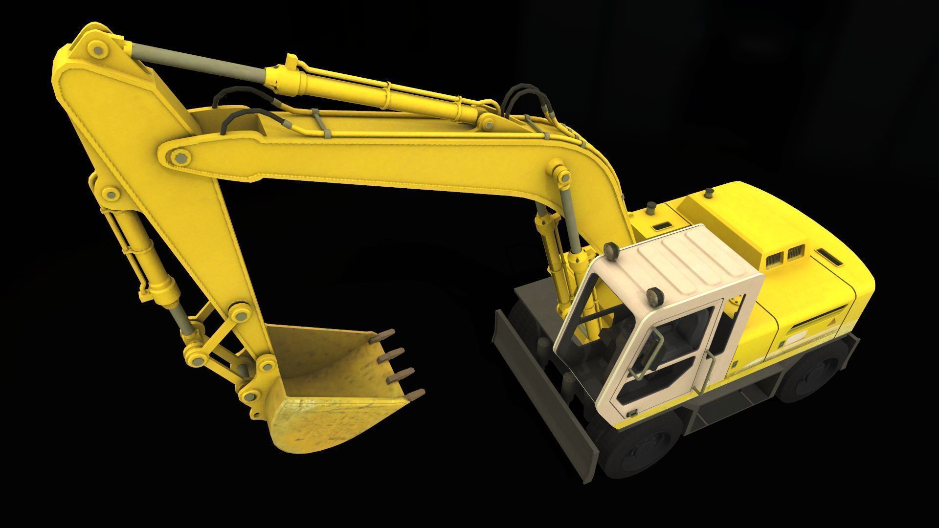 3D model Excavator JCB VR / AR / low-poly | CGTrader