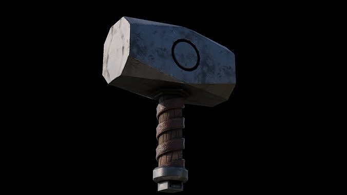 3D model Game-Ready Hammer Model VR / AR / low-poly | CGTrader