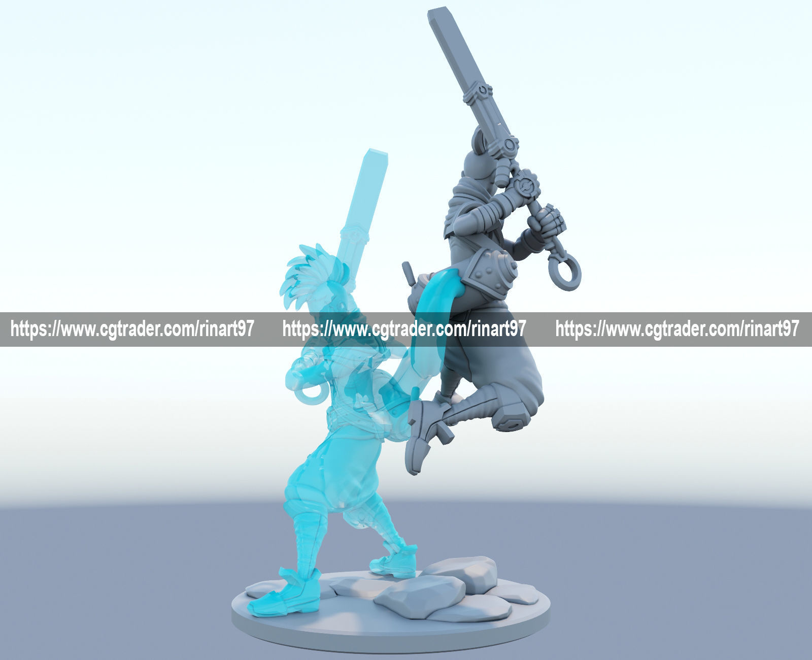 ekko 3D print model from League of Legends 3D model 3D printable | CGTrader