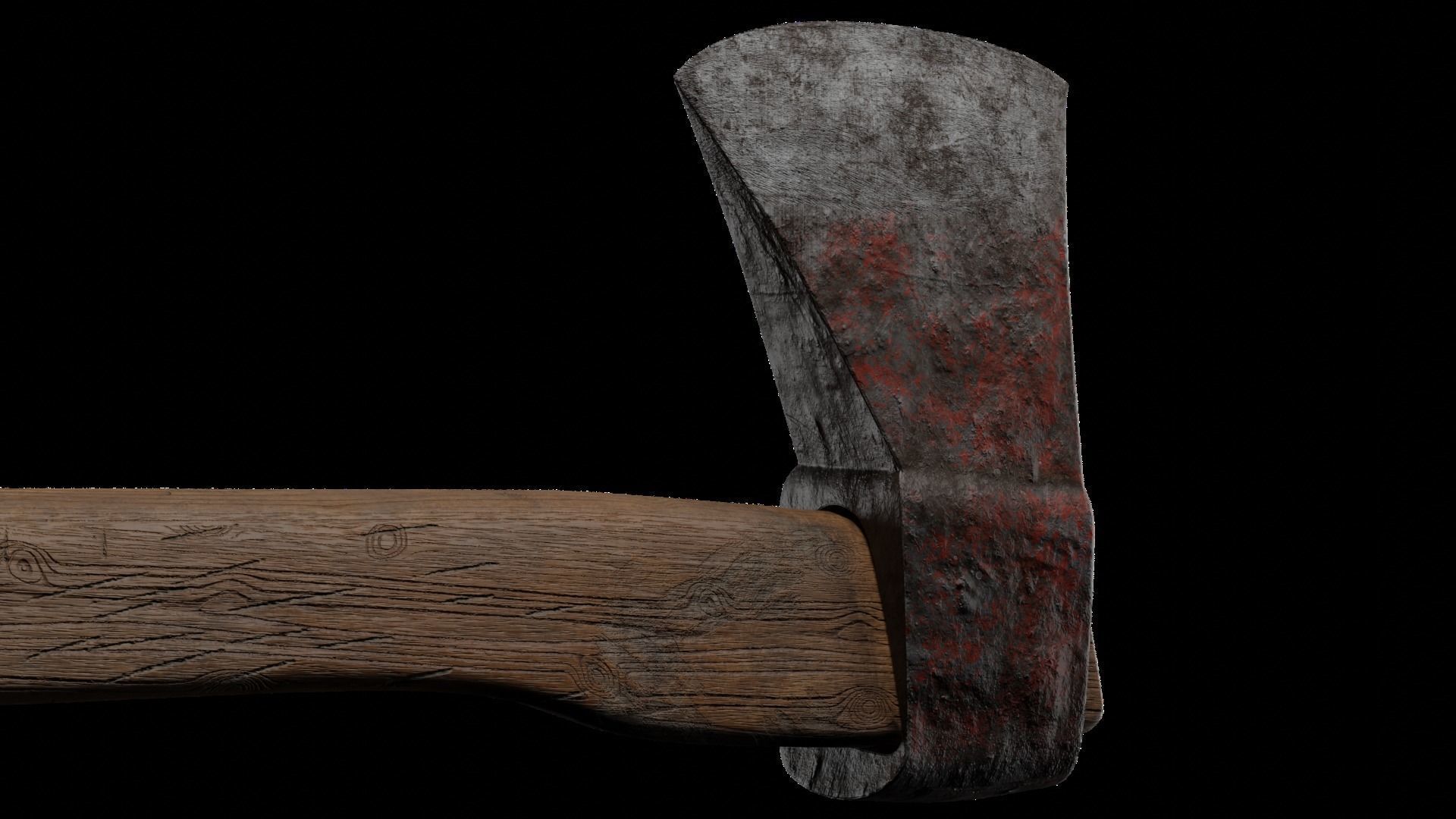 3D model old rustic axe VR / AR / low-poly | CGTrader