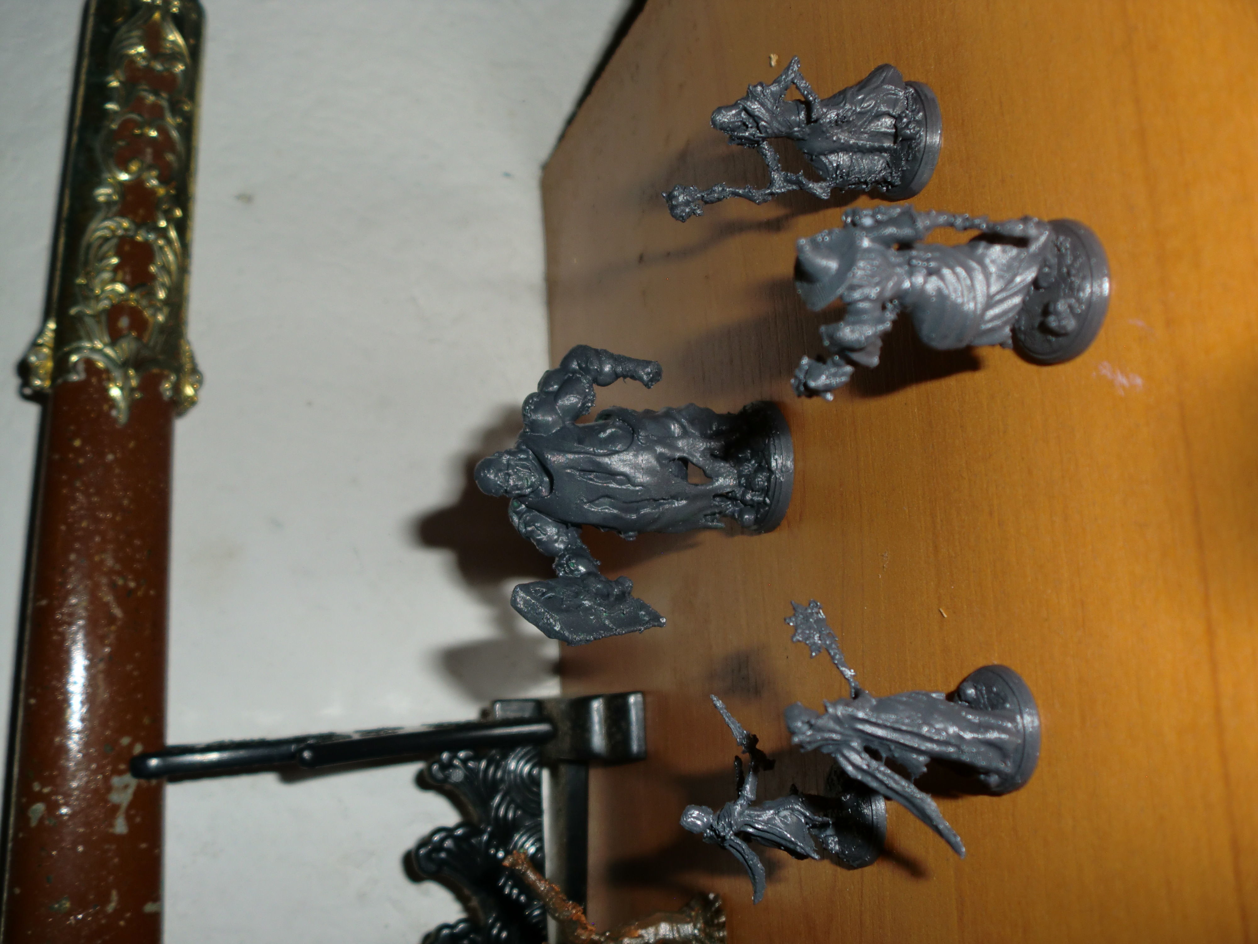Dark Wizard Mages Miniatures 3D model 3D printable | CGTrader
