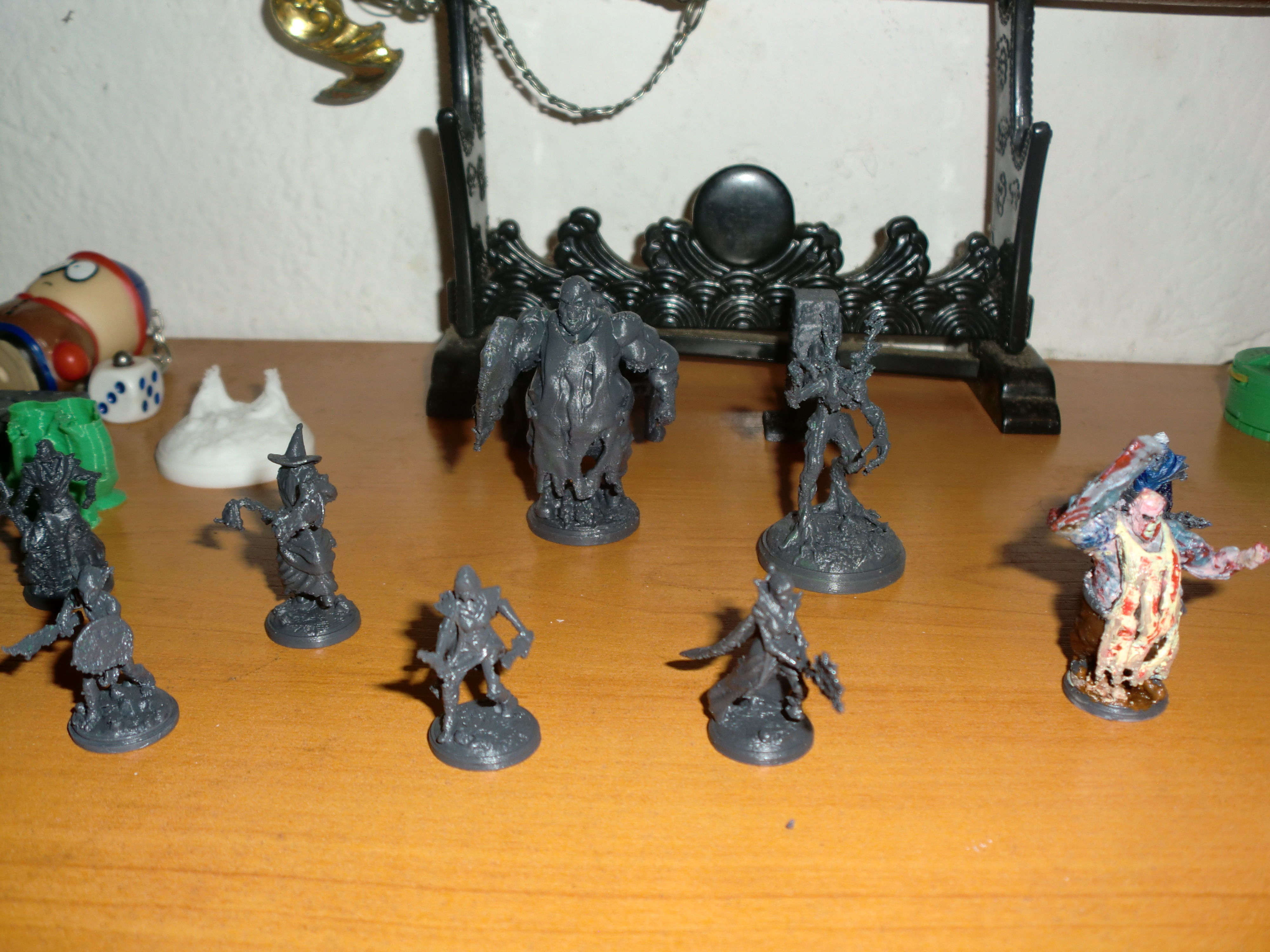 Dark Wizard Mages Miniatures 3D model 3D printable | CGTrader