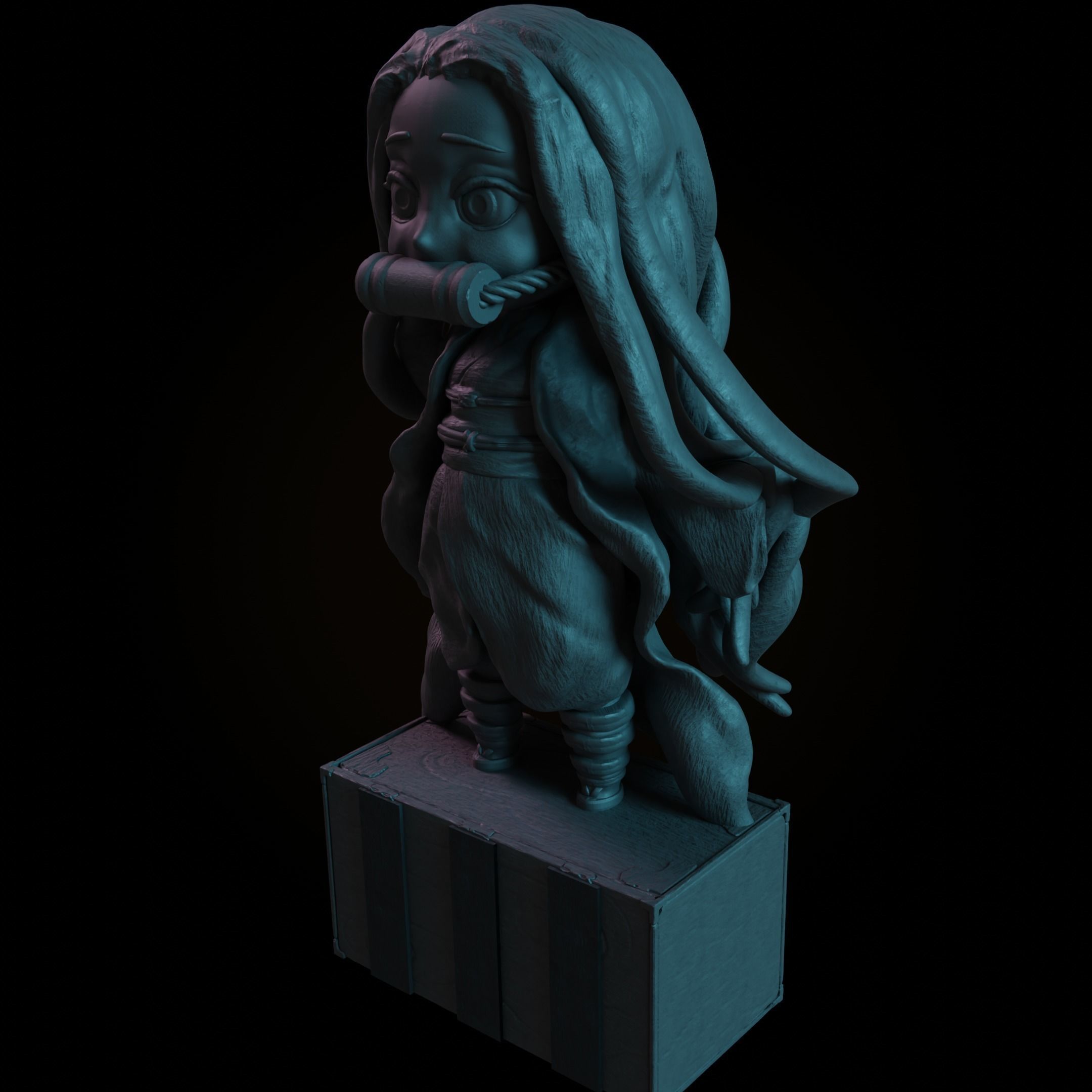 3D Nezuko Bring Your Favorite Demon Slayer to Life 3D model 3D ...