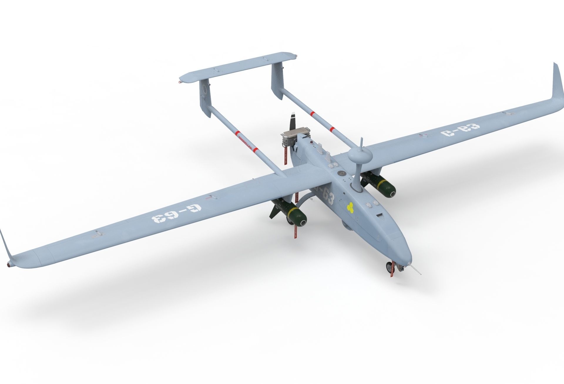 UAV military aircraft drone 3D model | CGTrader