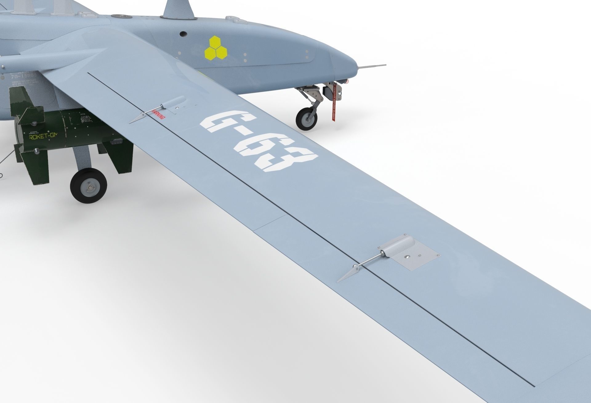 UAV military aircraft drone 3D model | CGTrader