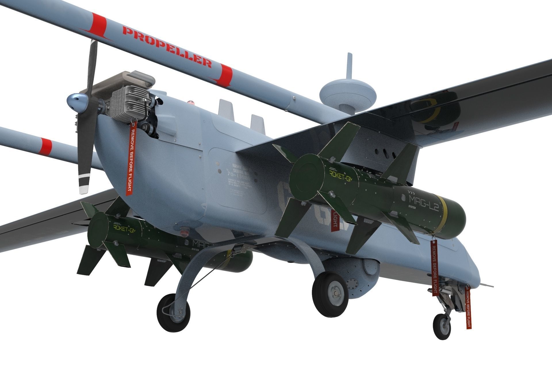 UAV military aircraft drone 3D model | CGTrader