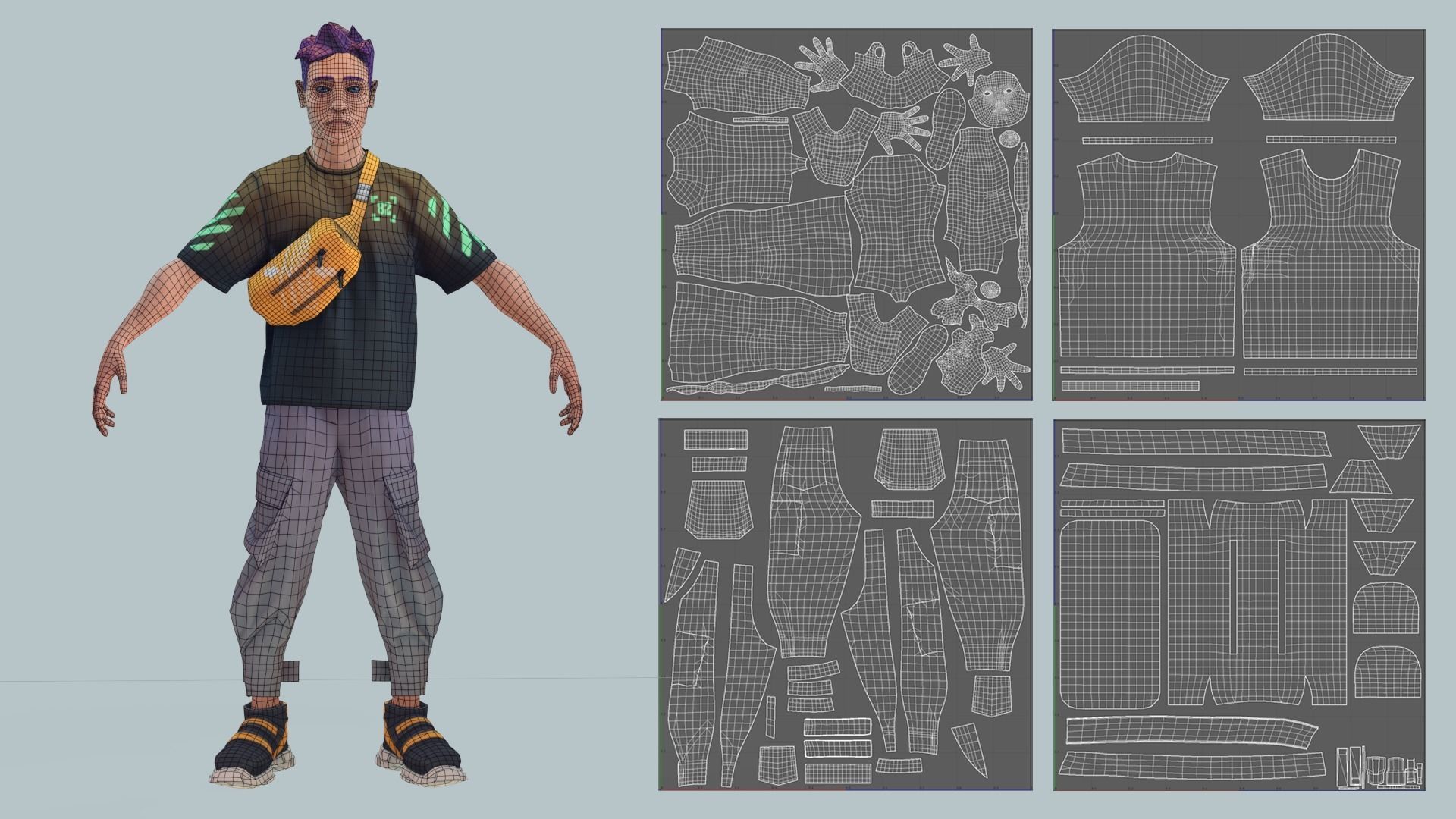 3D model Mike game character VR / AR / low-poly | CGTrader
