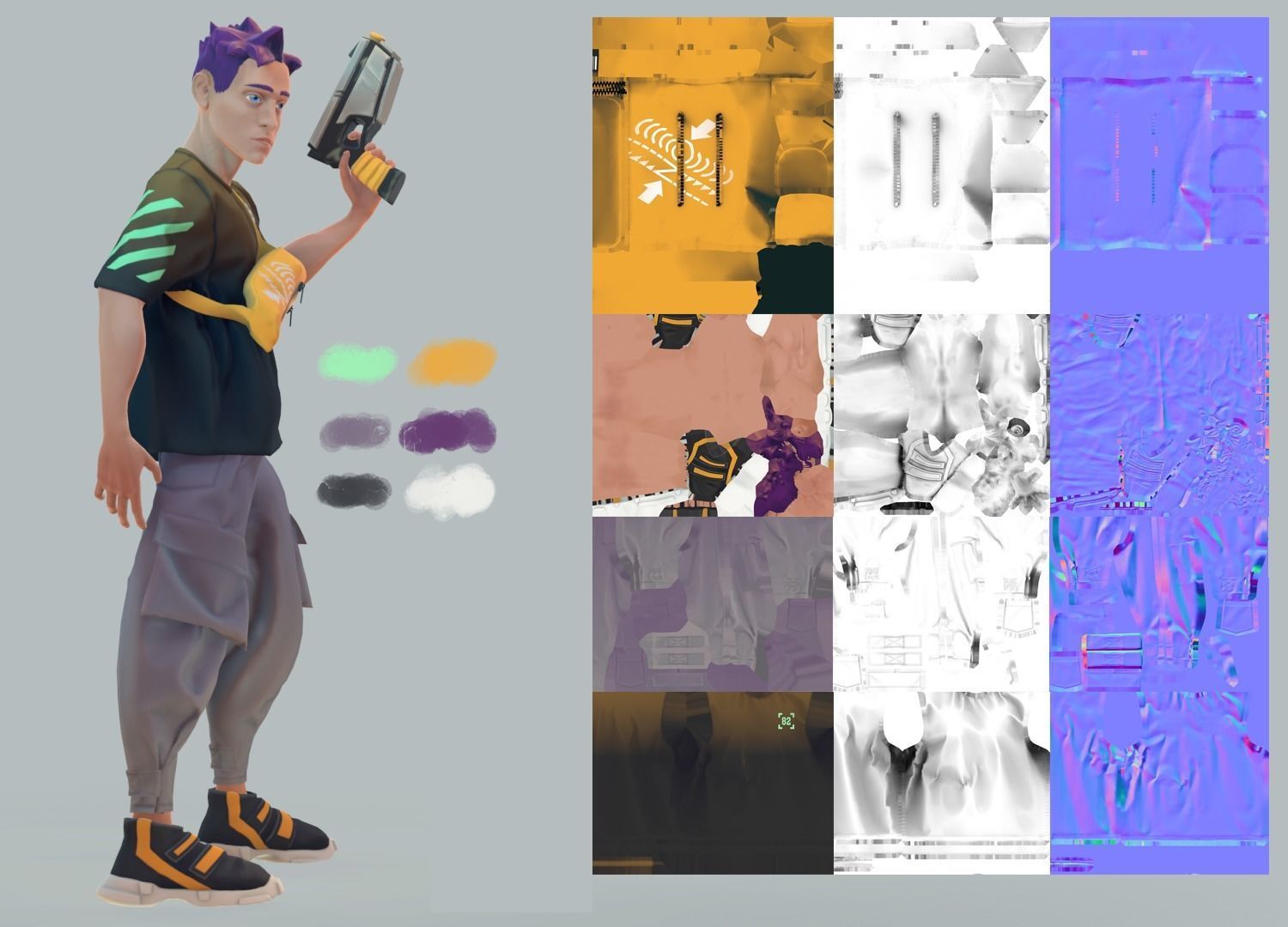3D model Mike game character VR / AR / low-poly | CGTrader