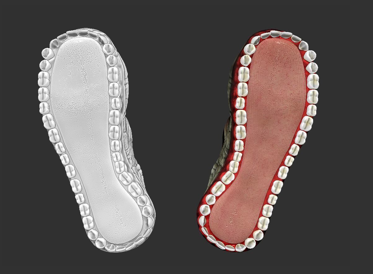 3D model MONSTER SHOE VR / AR / low-poly | CGTrader