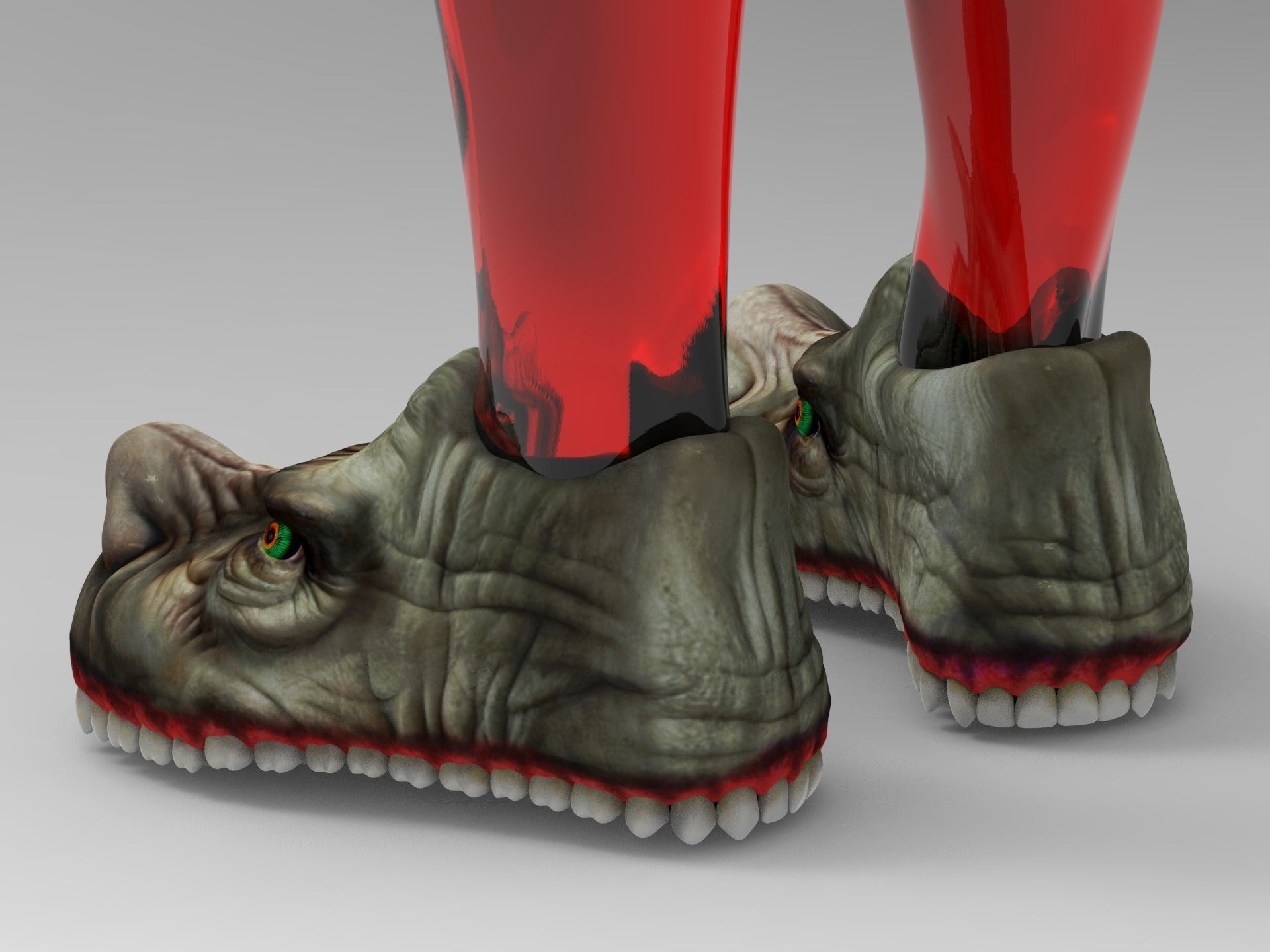 3D model MONSTER SHOE VR / AR / low-poly | CGTrader
