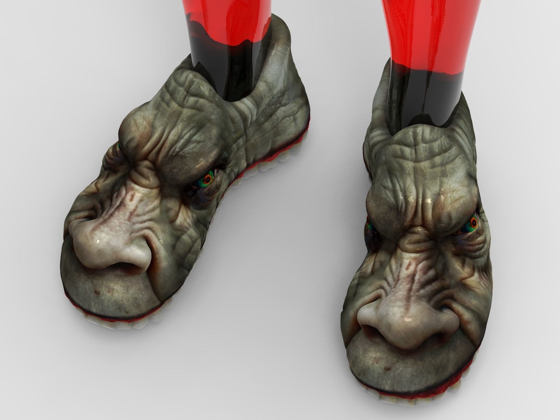 3D model MONSTER SHOE VR / AR / low-poly | CGTrader