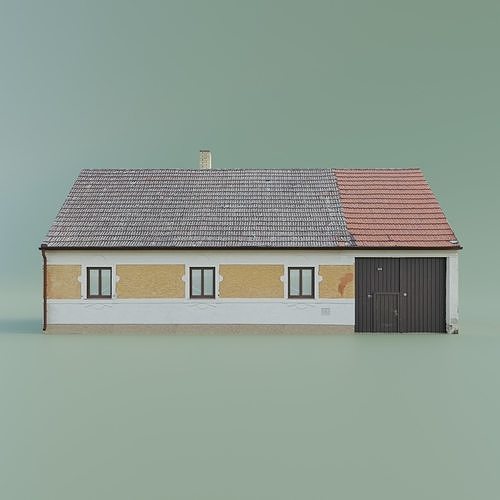 3D model House realistic low-poly VR / AR / low-poly | CGTrader