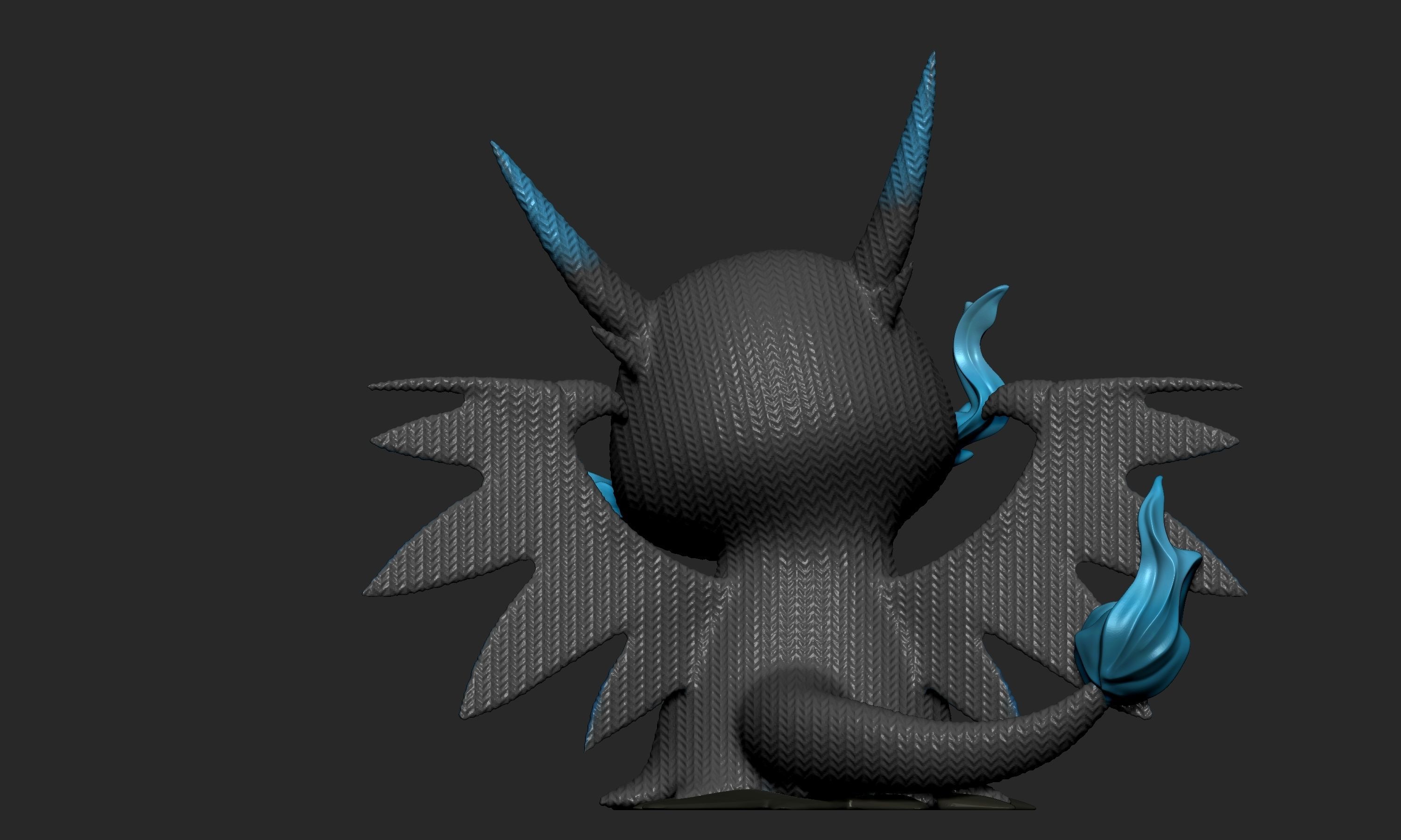 Pokemon - Mimikyu Mega Charizard x 3D model 3D printable | CGTrader