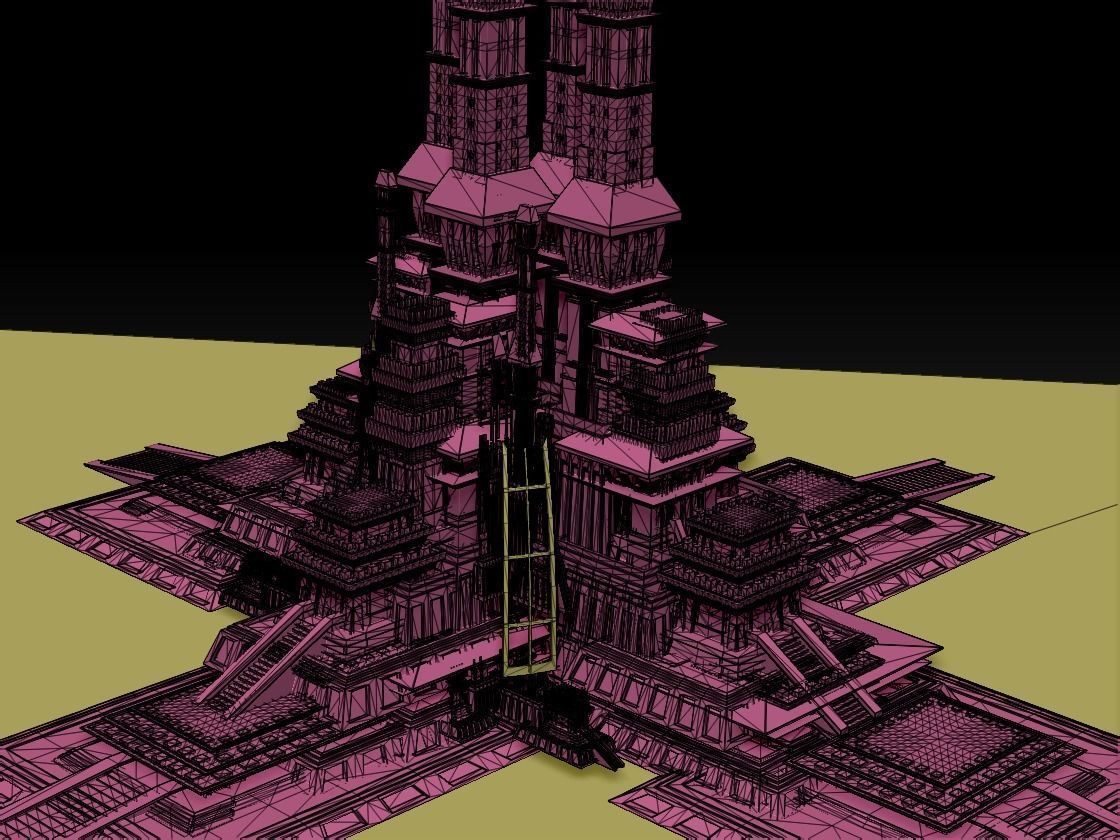 Philistine Empire City Cliffs 2 3D model | CGTrader