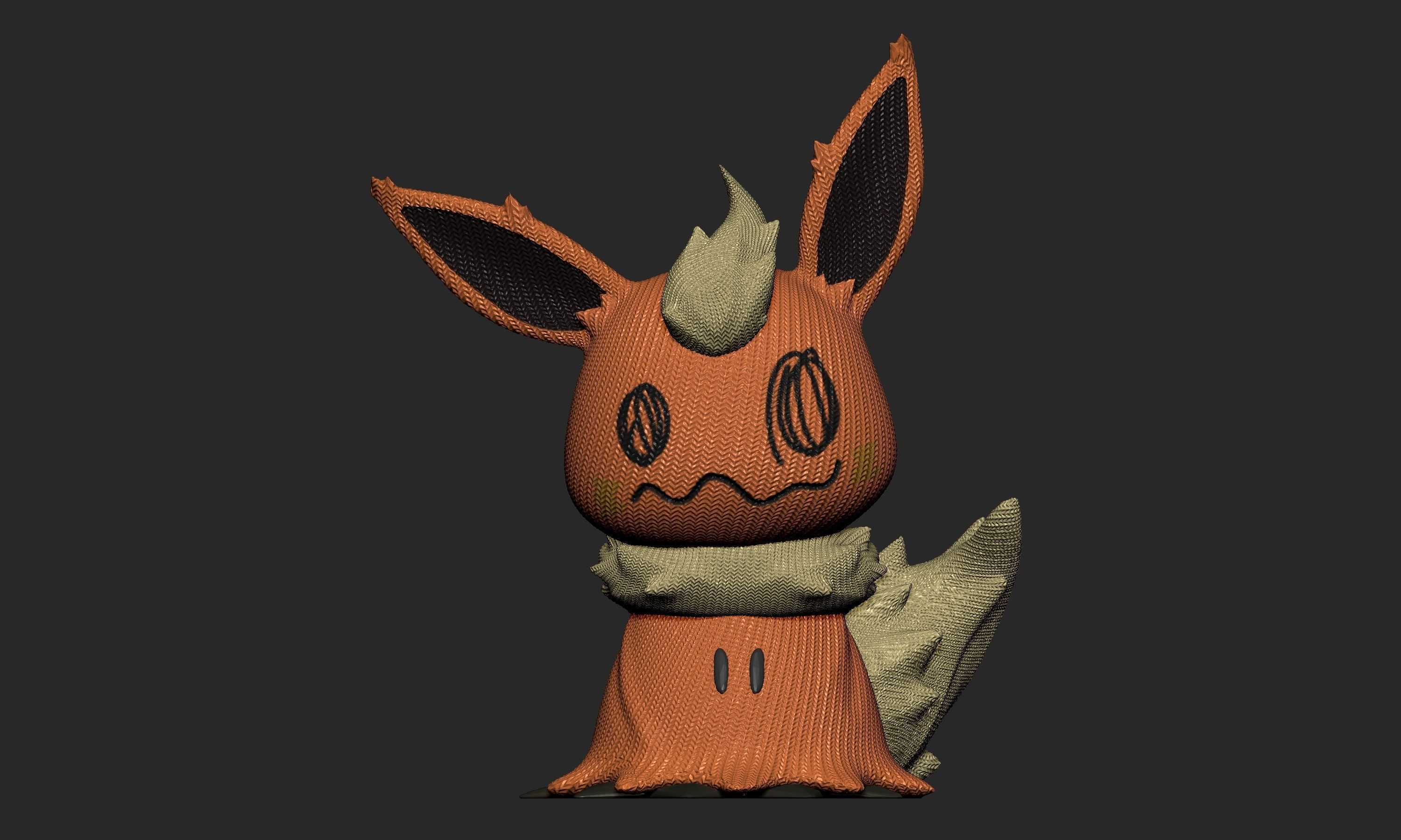 Pokemon - Mimikyu Flareon 3D model 3D printable | CGTrader