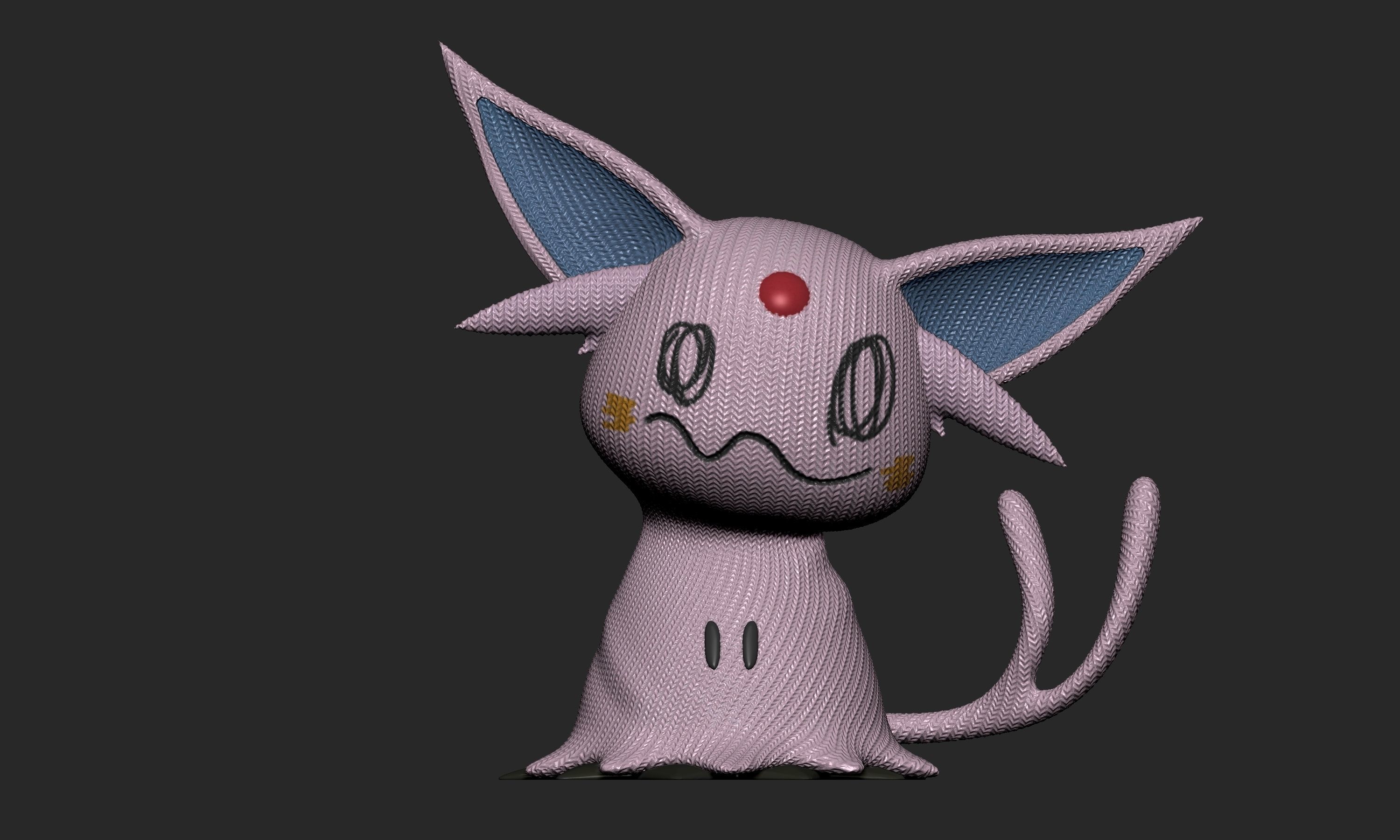 Pokemon - Mimikyu Espeon 3D model 3D printable | CGTrader