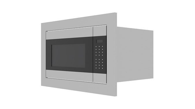 Built-in microwave 3D model | CGTrader