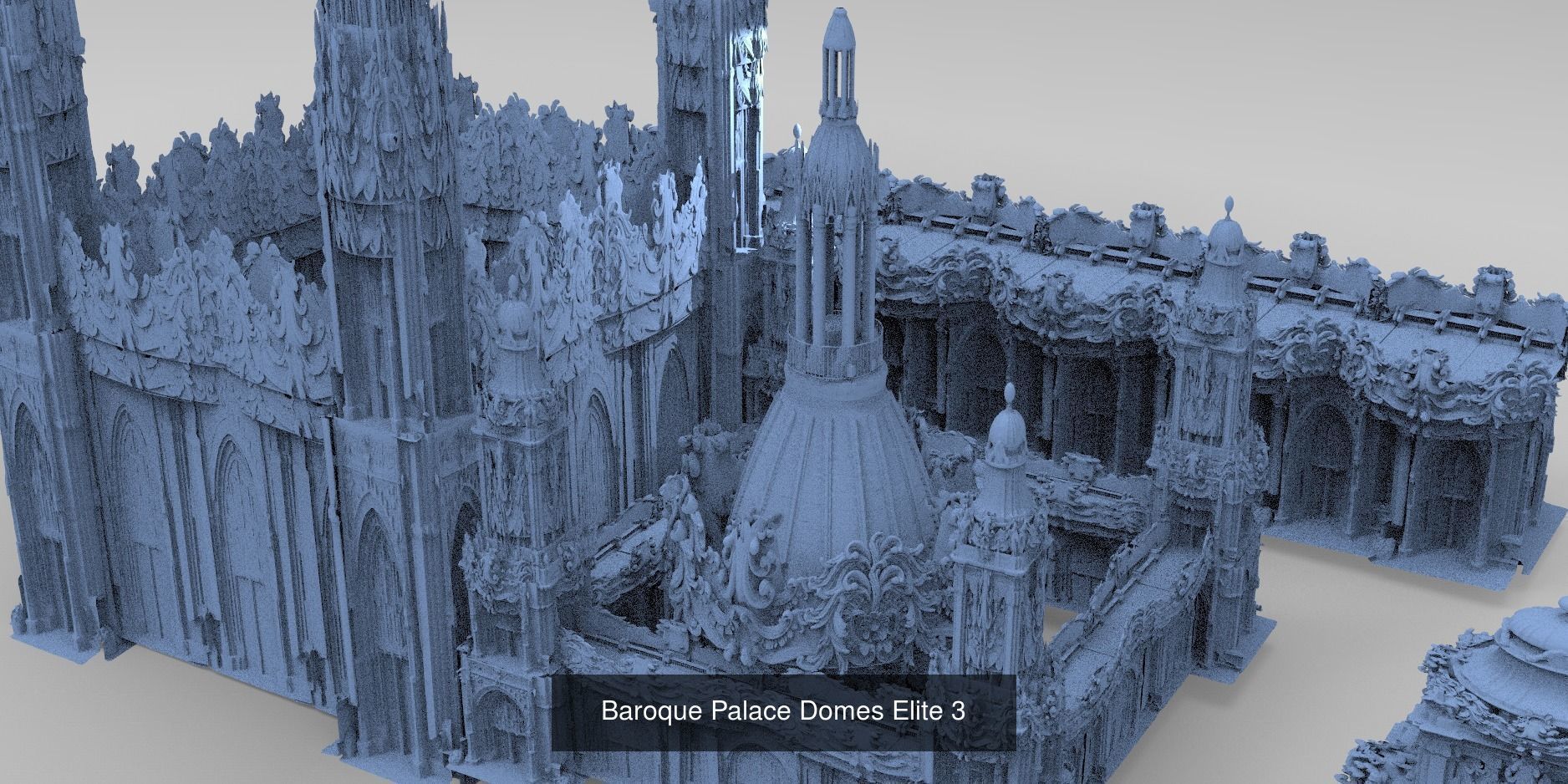 Architecture Fantasy Historical Dome Collection | CGTrader