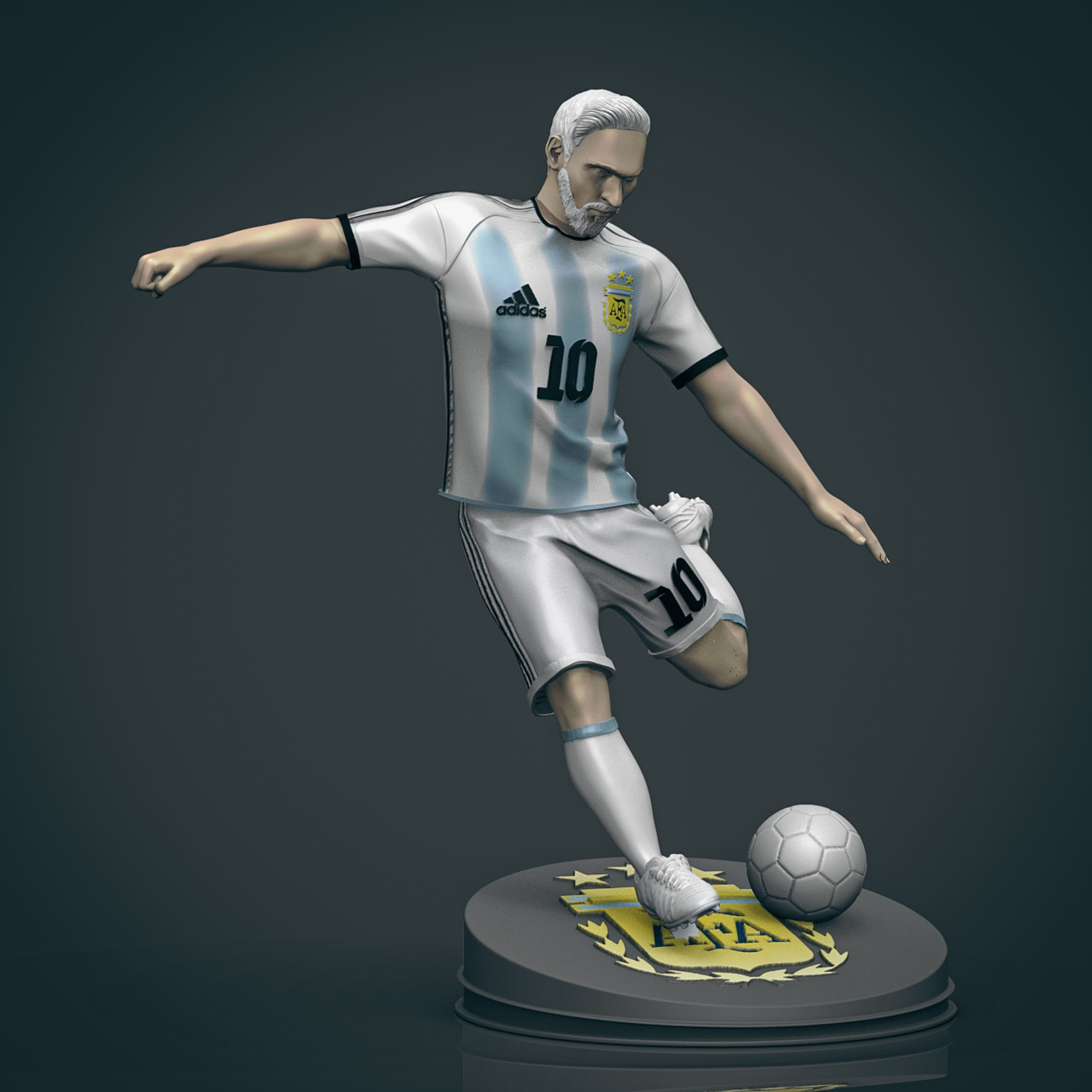 Lionel Messi 3D Printable 5 3D model 3D printable | CGTrader