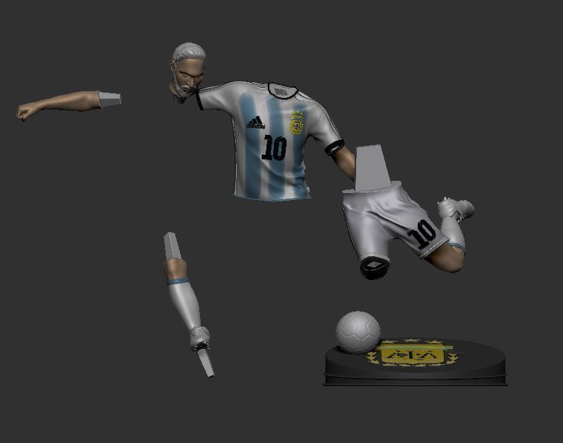 Lionel Messi 3D Printable 5 3D model 3D printable | CGTrader