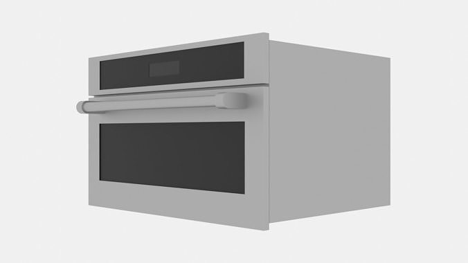 Built-in microwave oven 3D model | CGTrader