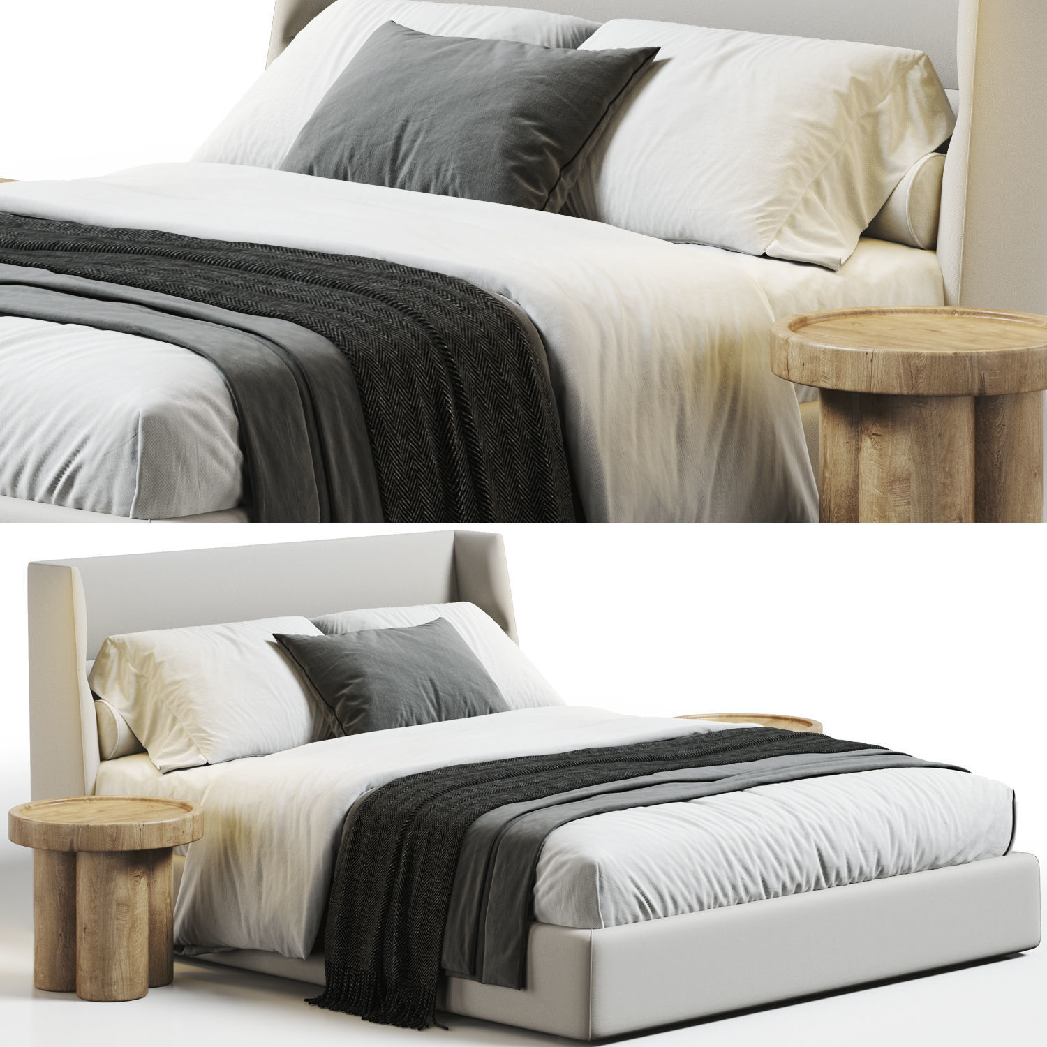 Chloe Bed 3D model | CGTrader