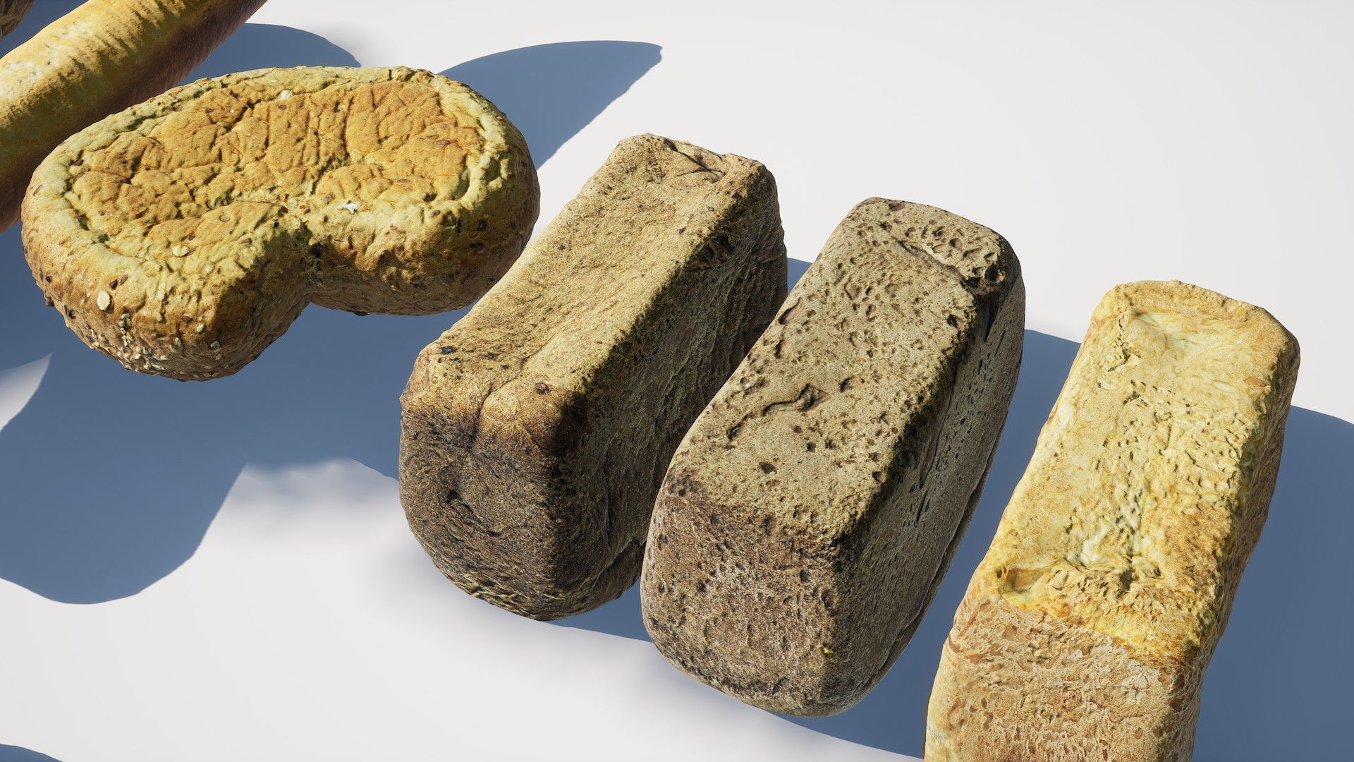 UE Bread Set 01 3D model | CGTrader