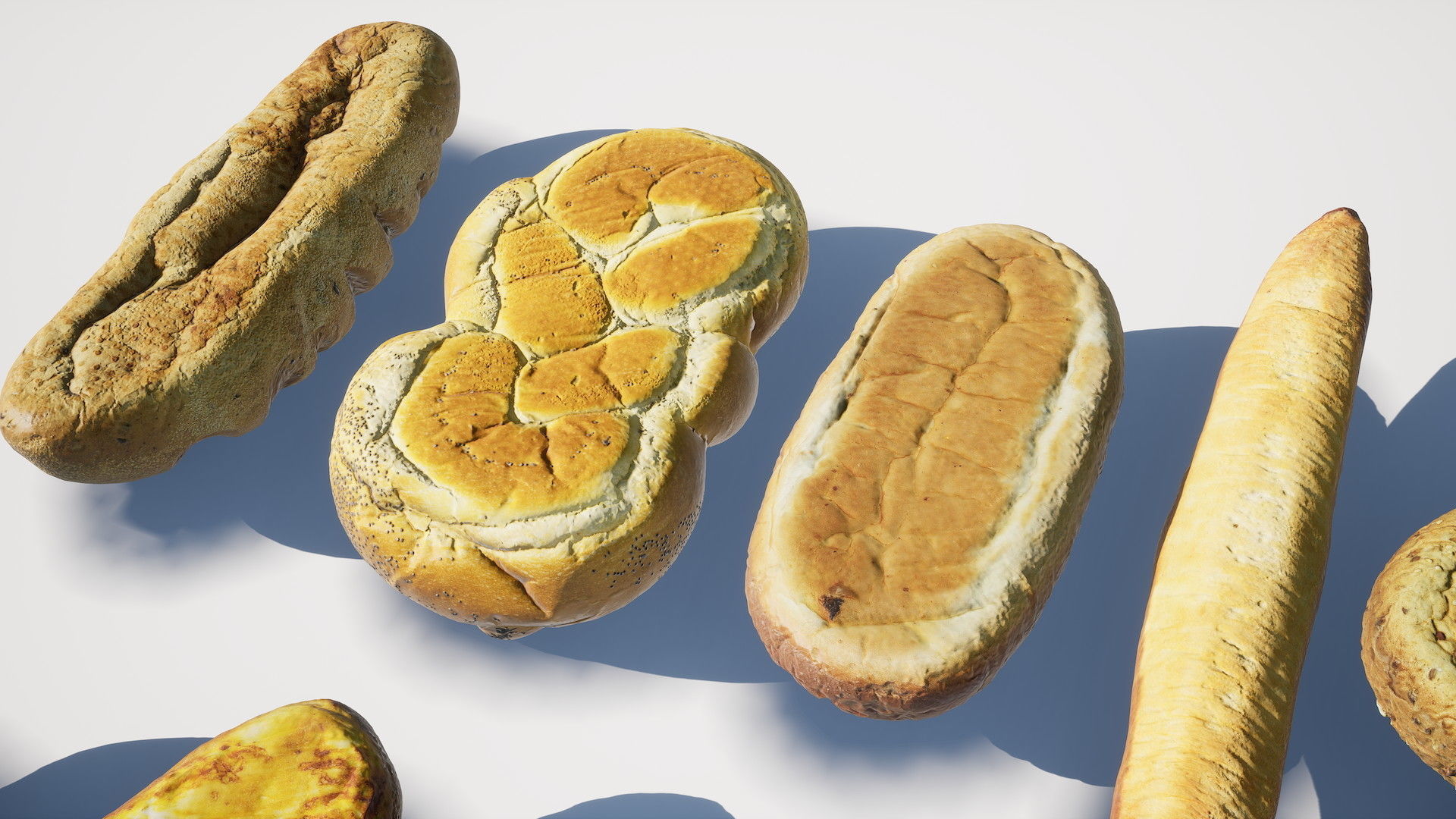 UE Bread Set 01 3D model | CGTrader