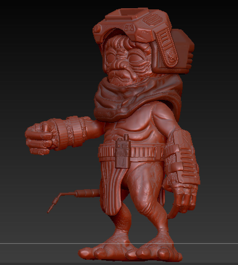 3D model LIFE SIZE BABU FRICK VR / AR / low-poly | CGTrader