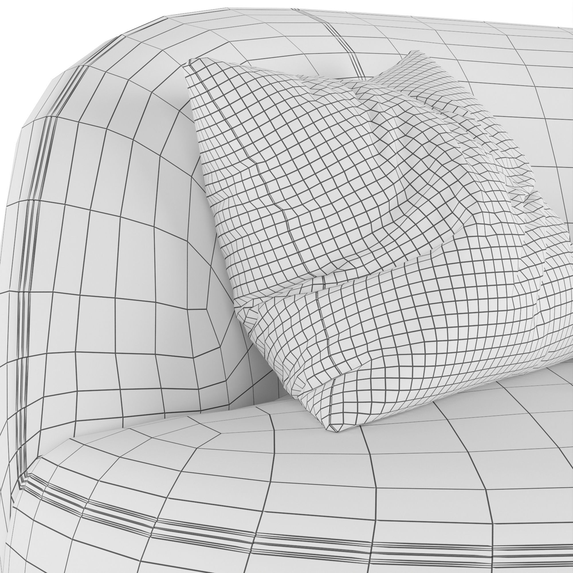 Sofa Rose 3D model | CGTrader