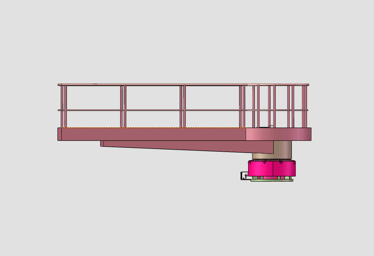 Rotating maintenance platform 3D model | CGTrader