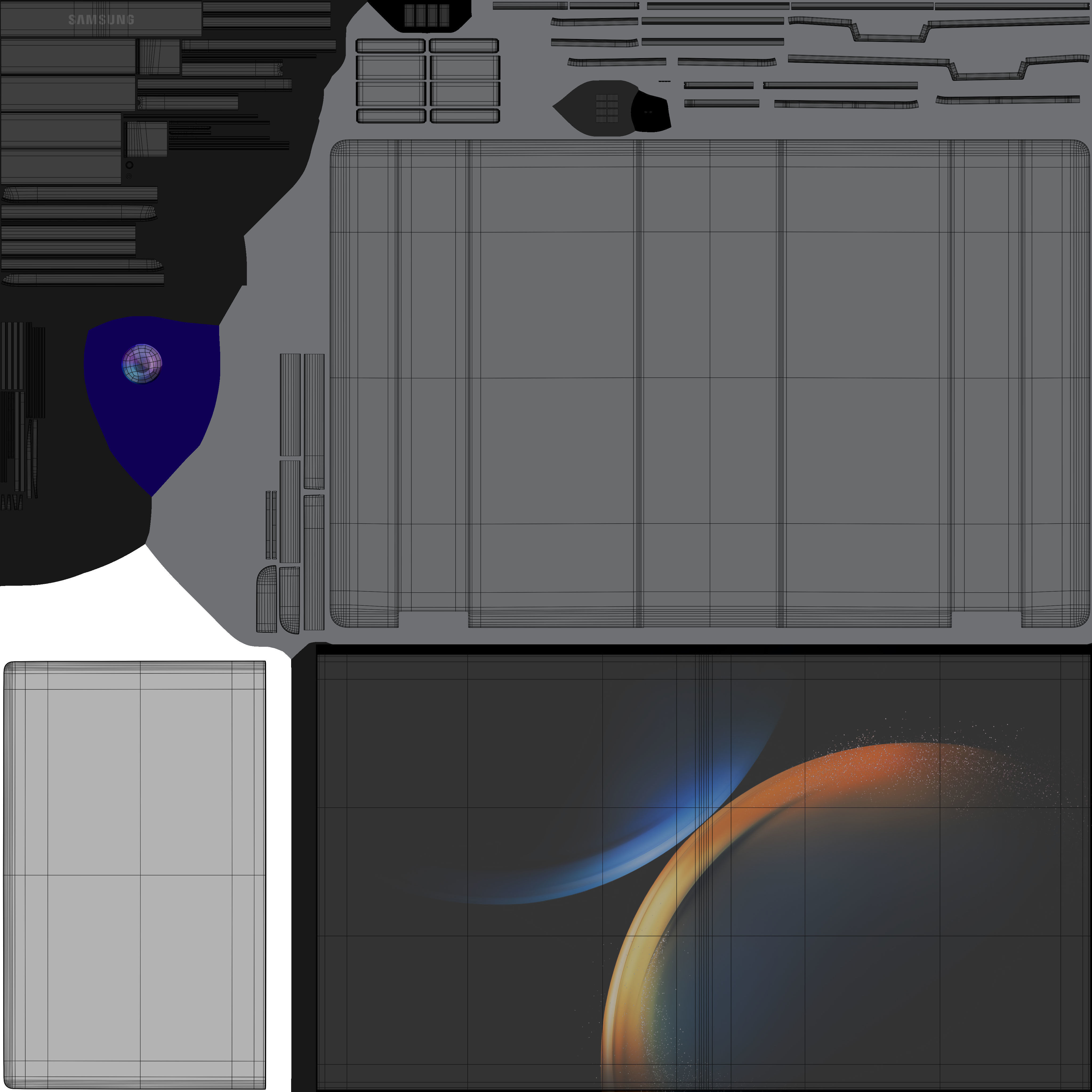 Samsung Galaxy Book 3 360 3D model rigged | CGTrader