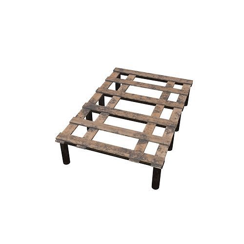 3D model Bed Frame v2 005 VR / AR / low-poly | CGTrader