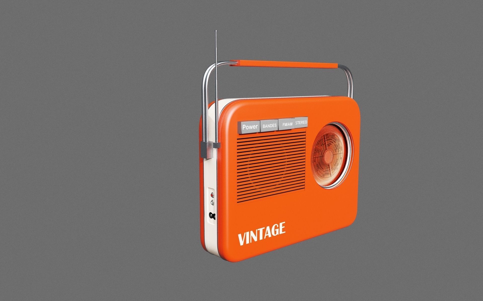 Radio 3D model 3D printable | CGTrader