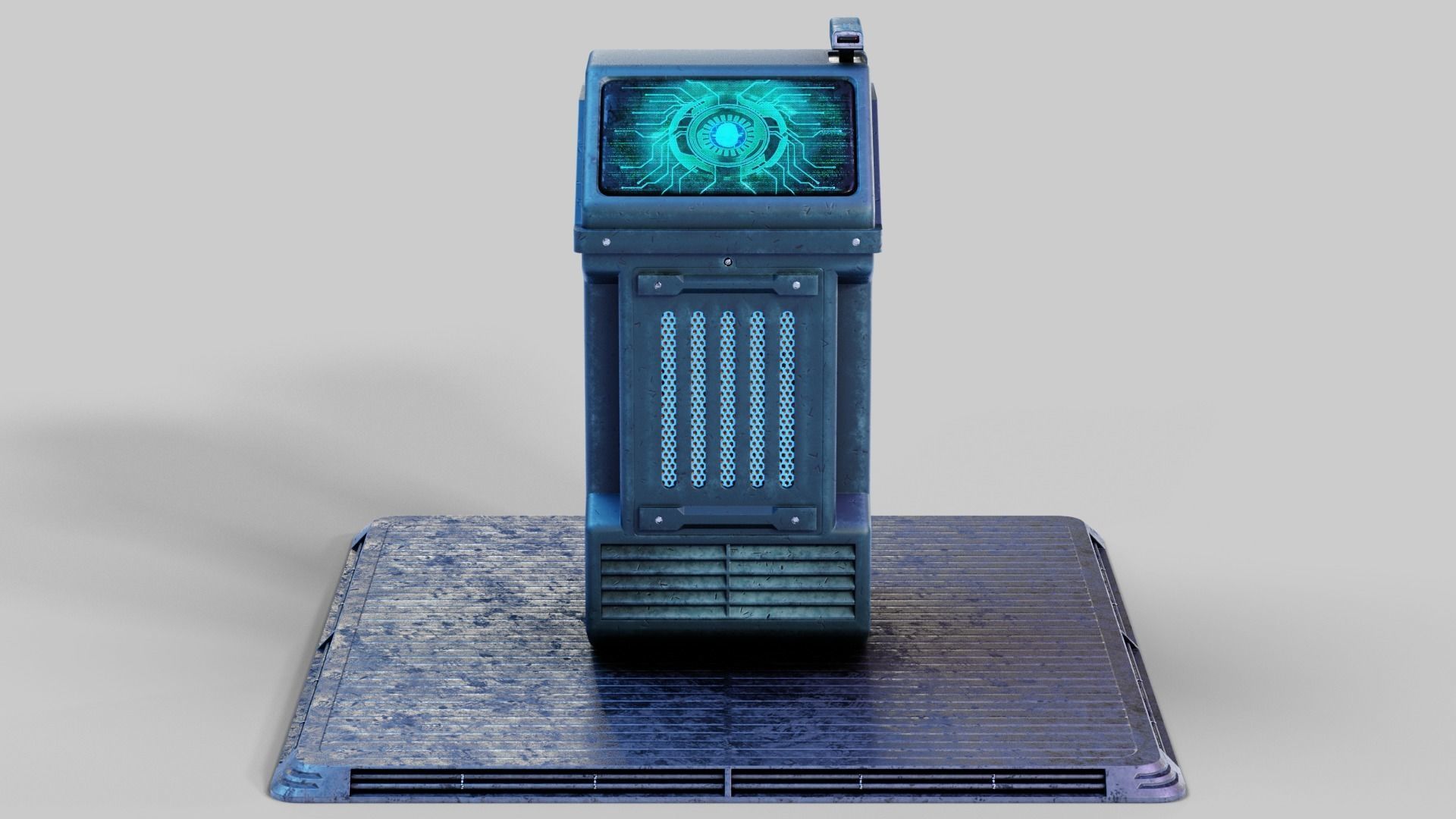 3D model Sci-fi Computer Terminal VR / AR / low-poly | CGTrader