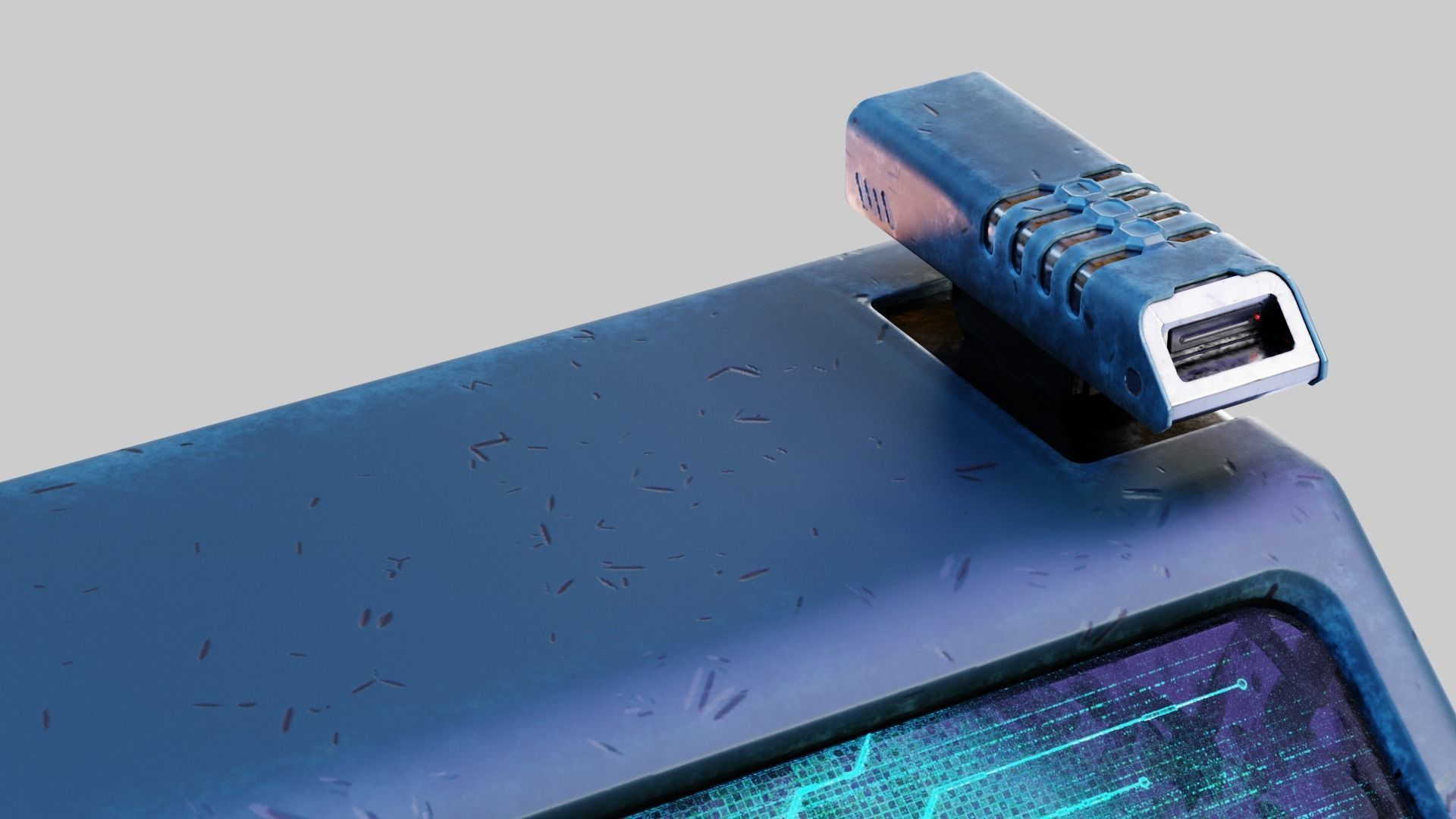 3D model Sci-fi Computer Terminal VR / AR / low-poly | CGTrader