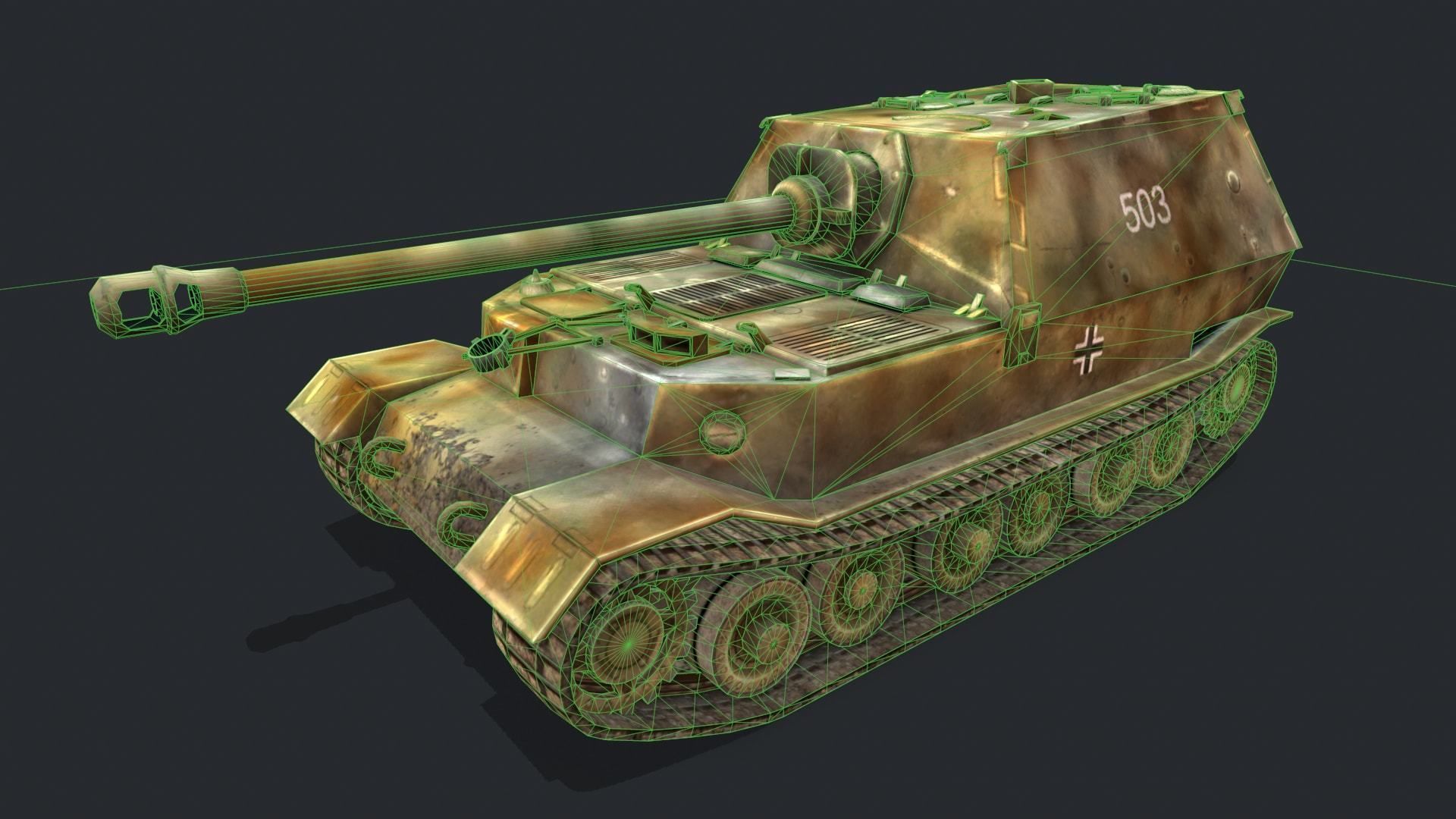 3D model Elephant Tank VR / AR / low-poly | CGTrader