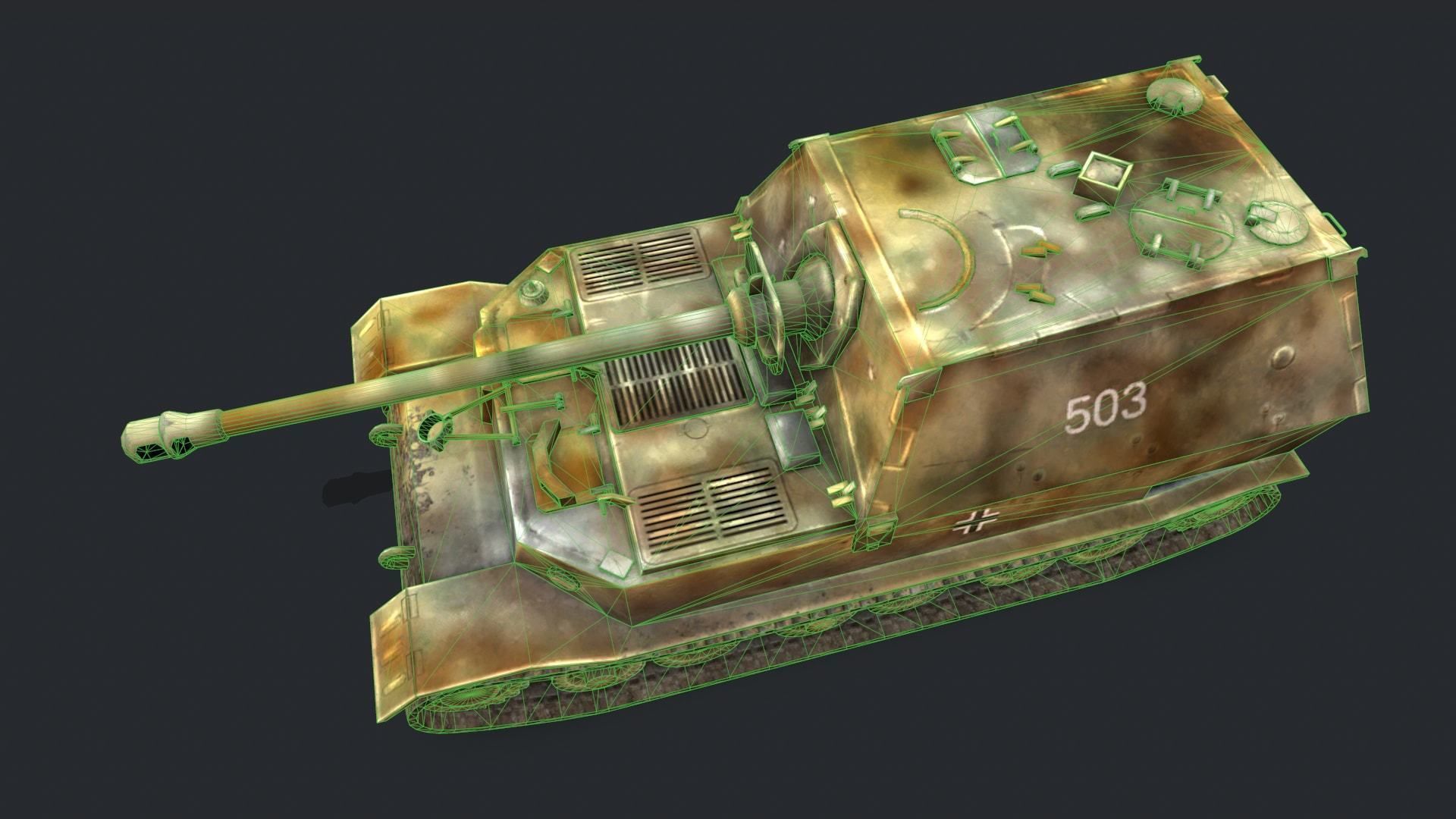 3D model Elephant Tank VR / AR / low-poly | CGTrader