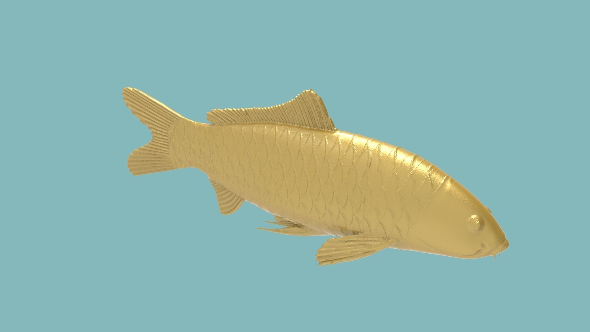Koi Fish 3D Printing Model 3D model 3D printable | CGTrader