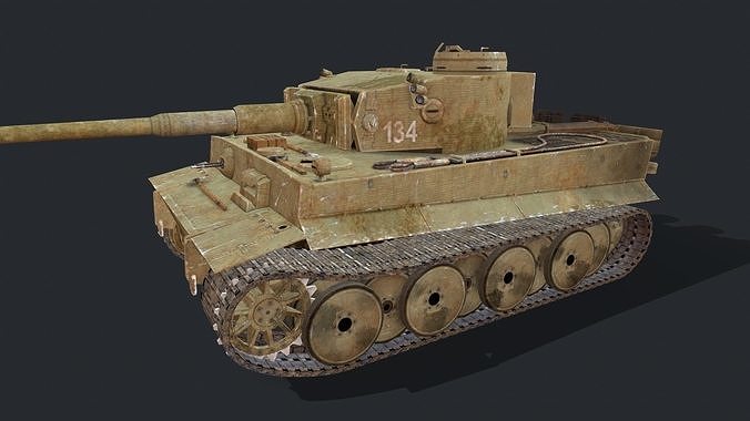 3D model Tiger tank VR / AR / low-poly | CGTrader