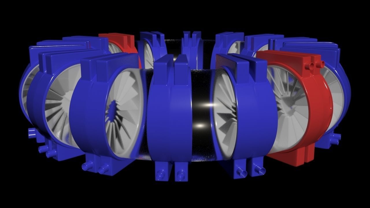 Aeroloop - Rim Driven - Dutch Wind Generator - Concept 3D model | CGTrader