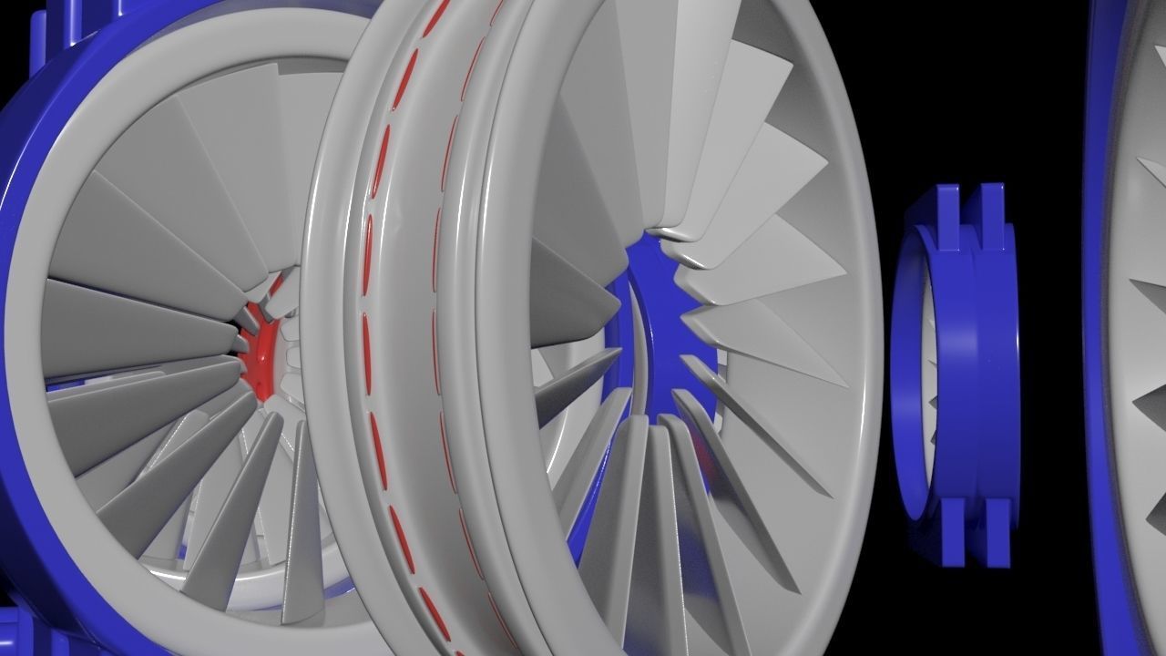 Aeroloop - Rim Driven - Dutch Wind Generator - Concept 3D model | CGTrader