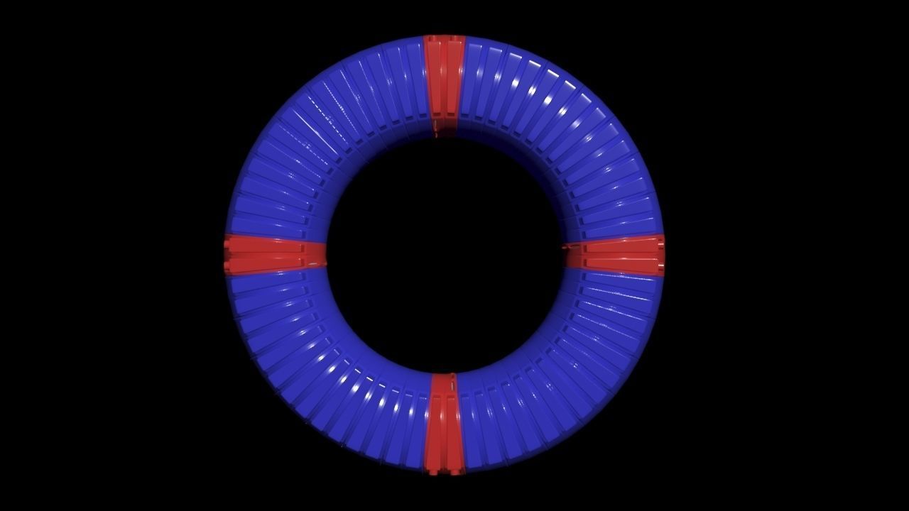 Aeroloop - Rim Driven - Dutch Wind Generator - Concept 3D model | CGTrader